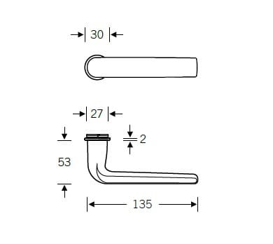 FSB 15 1267 Door handle By FSB