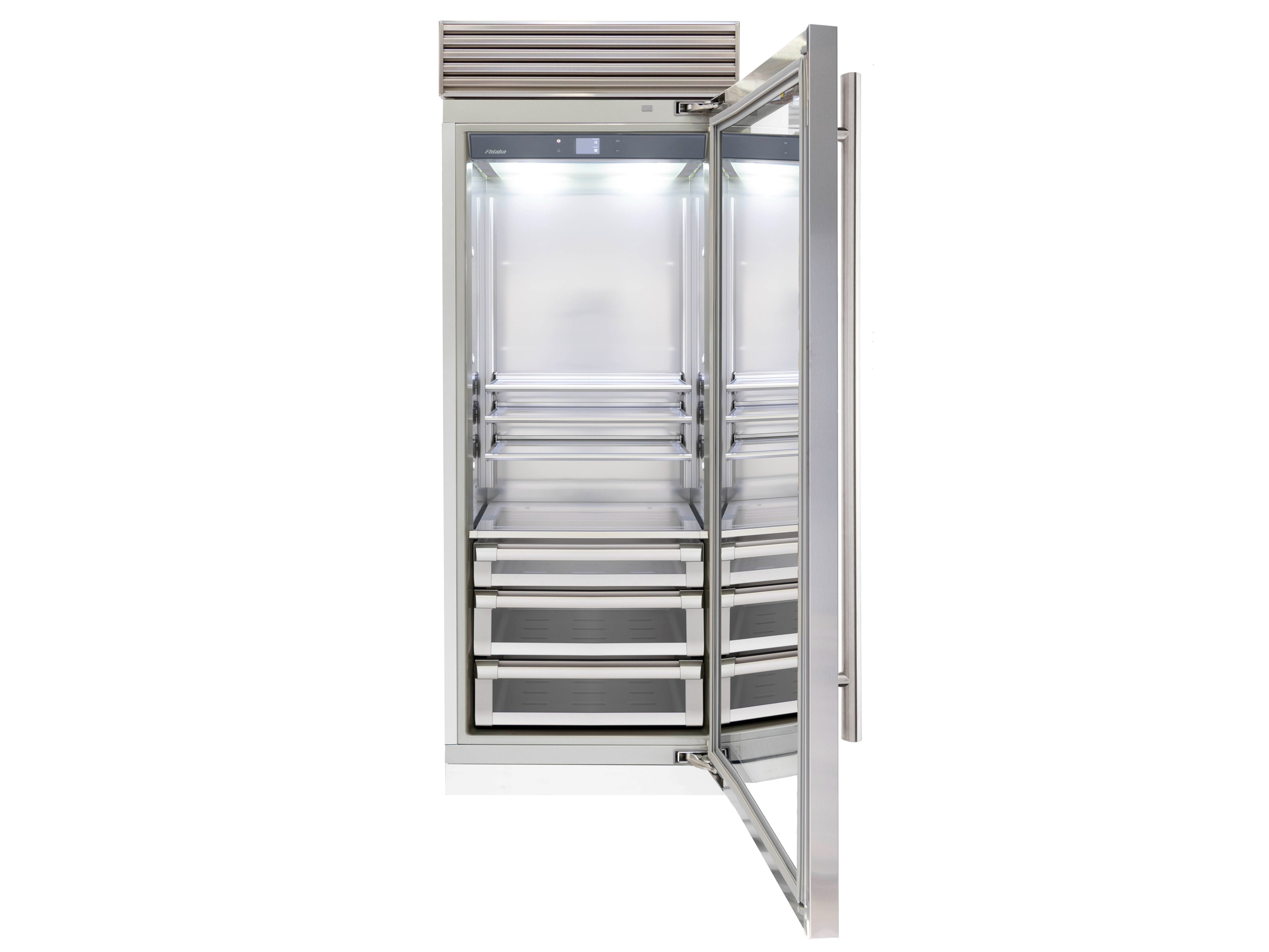 X-PRO 75 - XS7490FG | Refrigerator Built-in refrigerator with glass ...