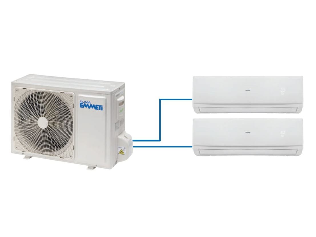 Dual inverter wall mounted air conditioner X-REVO DUAL INVERTER By EMMETI