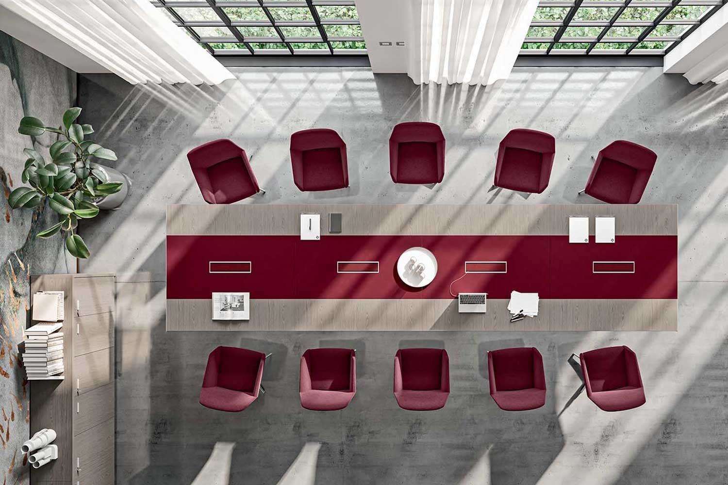 X10 Executive desk By Quadrifoglio Group | design Dorigo Design