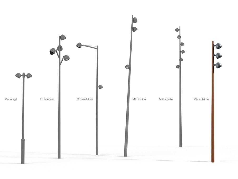 XEON LED aluminium street lamp By GHM-ECLATEC