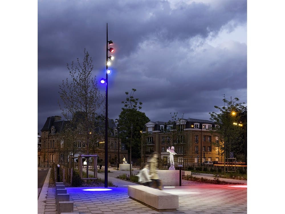 Lampione stradale a LED in alluminio XEON By GHM-ECLATEC