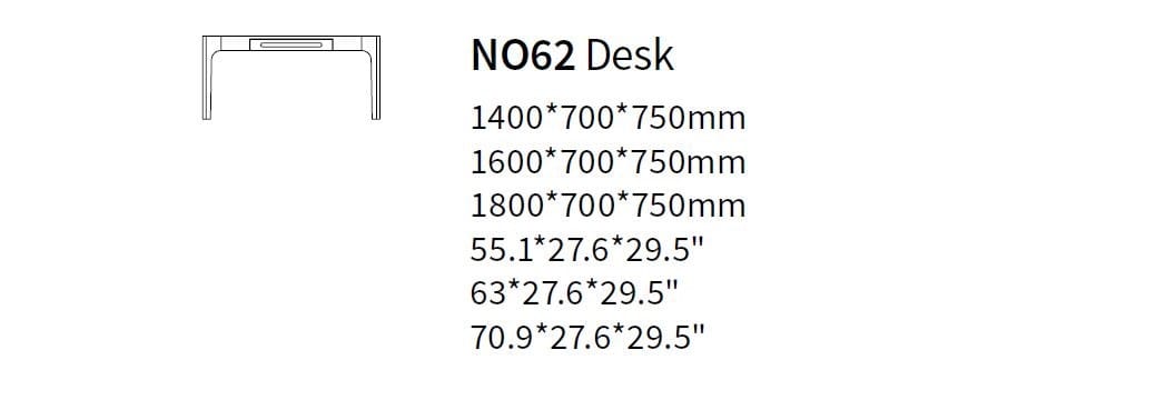 XIANG Rectangular writing desk By HC28 | design François Champsaur