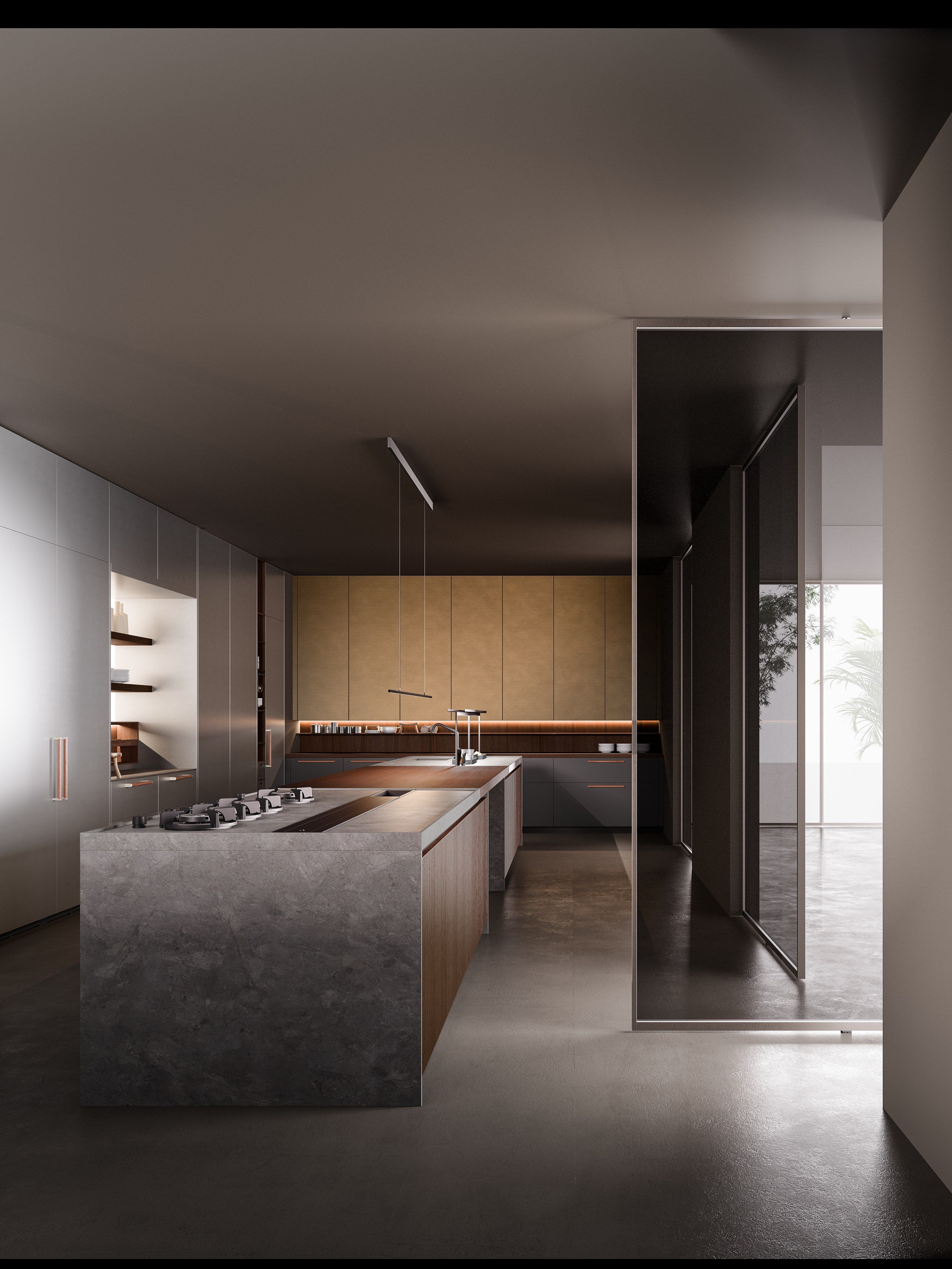 Modular kitchen system XILA By Boffi design Luigi Massoni