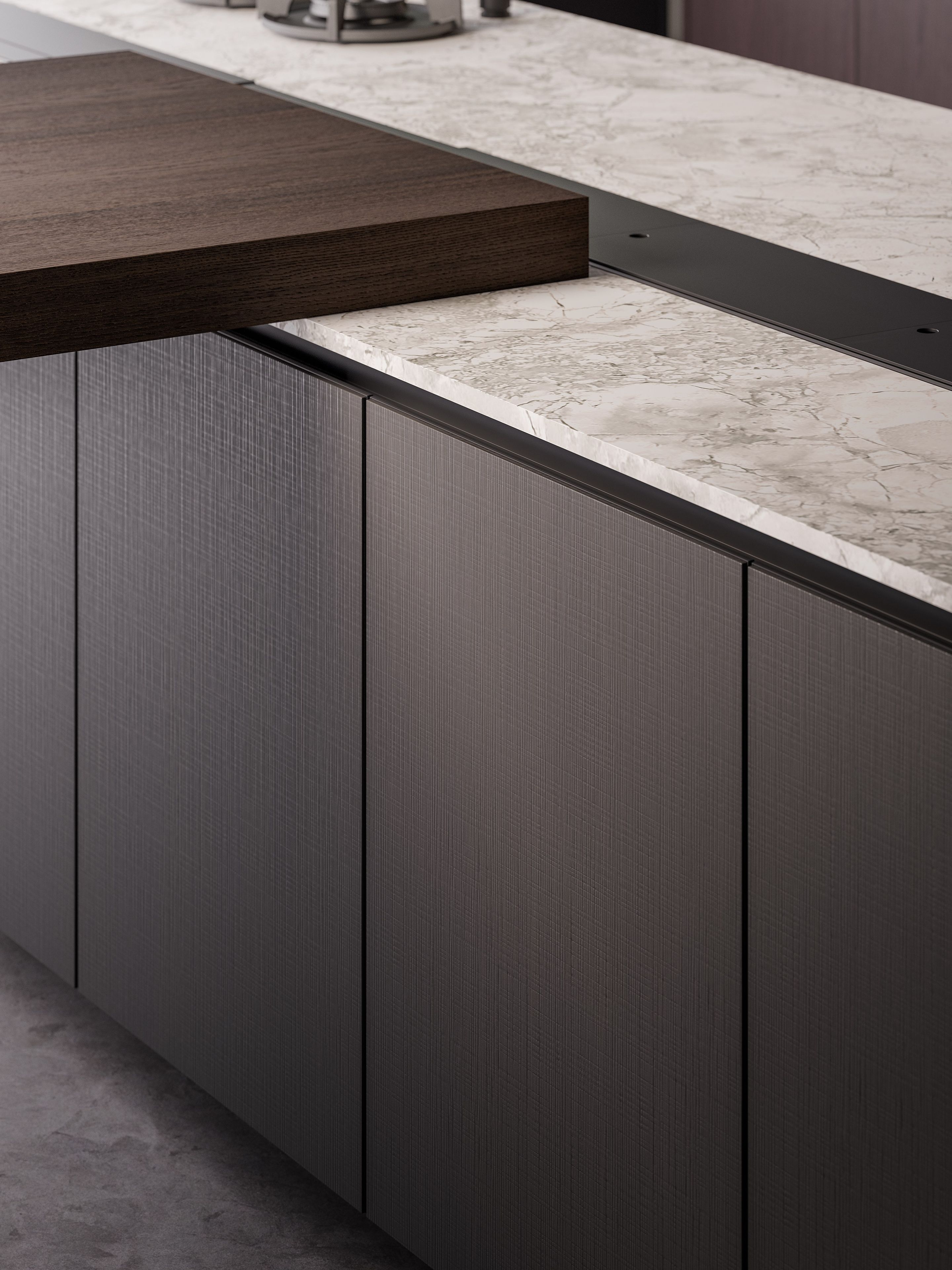 Modular kitchen system XILA By Boffi design Luigi Massoni