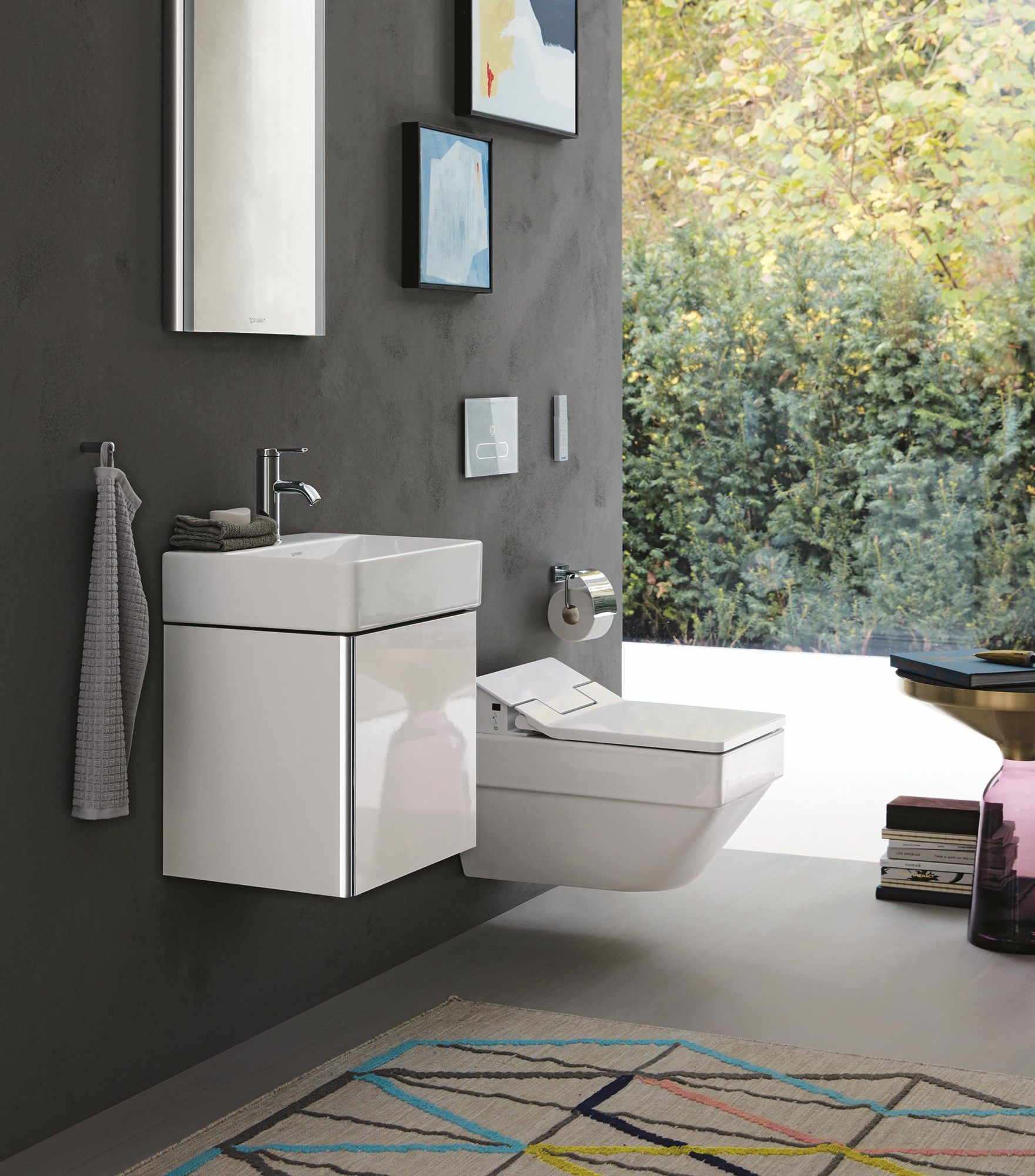 XSQUARE | Wall-mounted vanity unit XSquare Collection By Duravit design ...