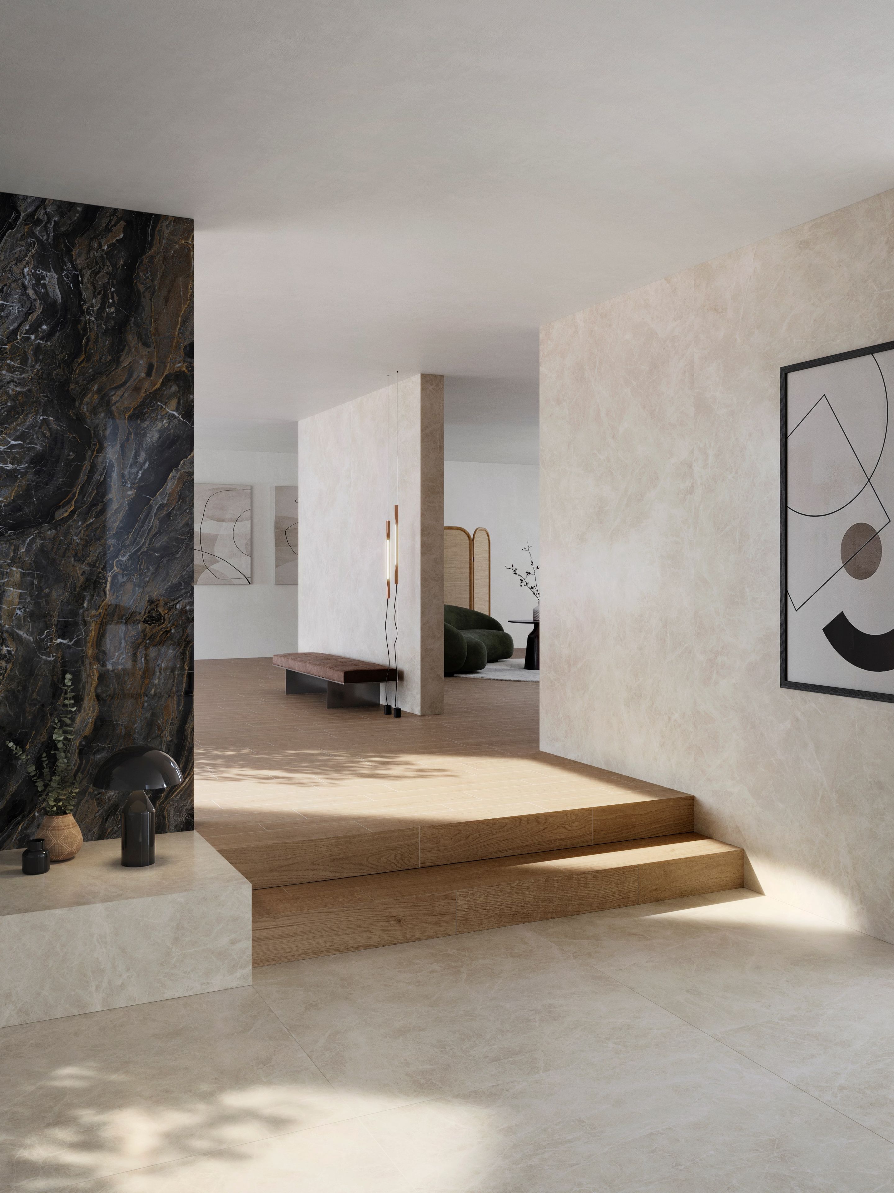 Porcelain stoneware kitchen worktop XTONE - ARS BEIGE By Porcelanosa