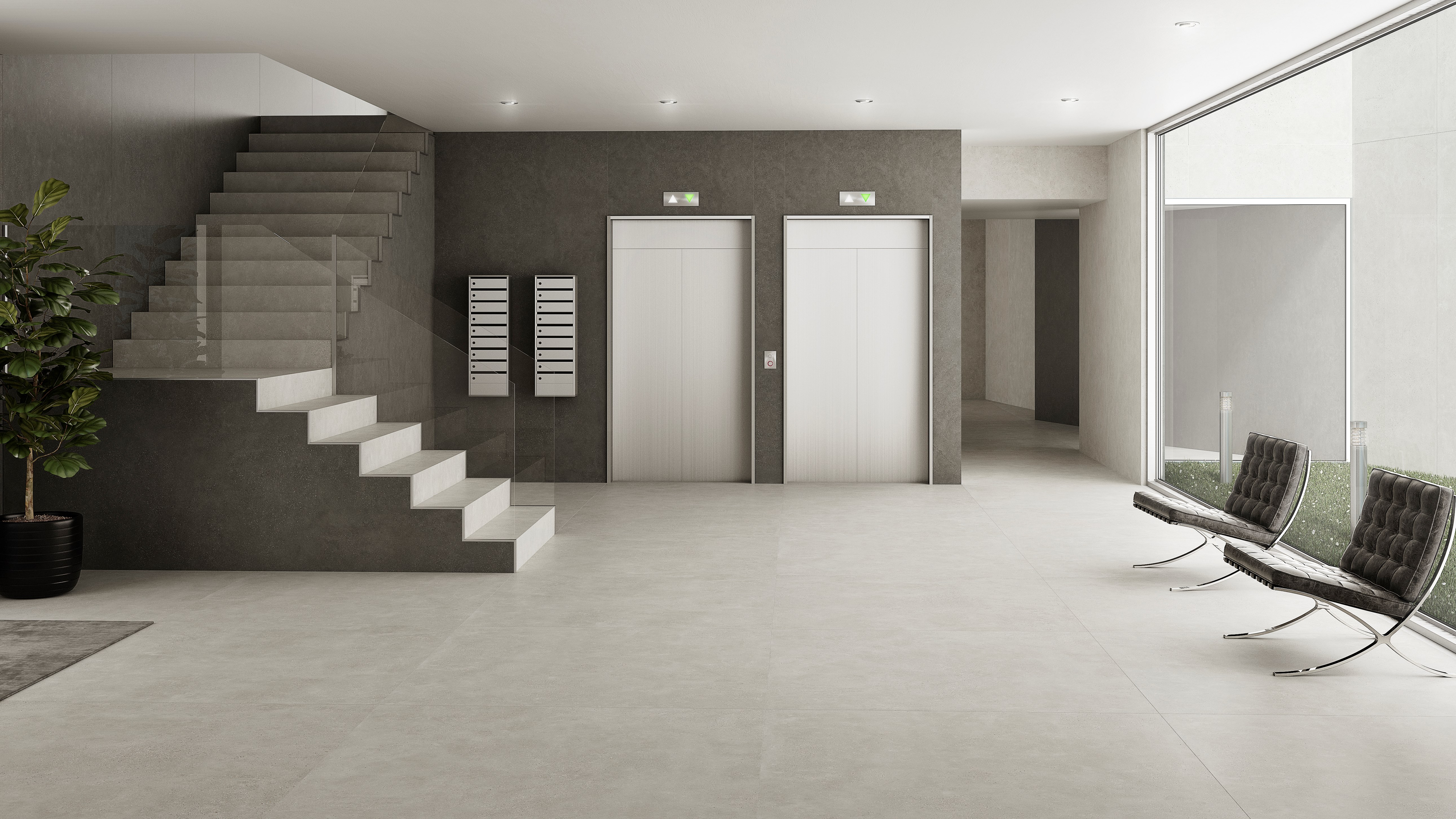 XTONE - BOTTEGA ACERO Porcelain stoneware wall/floor tiles with ...