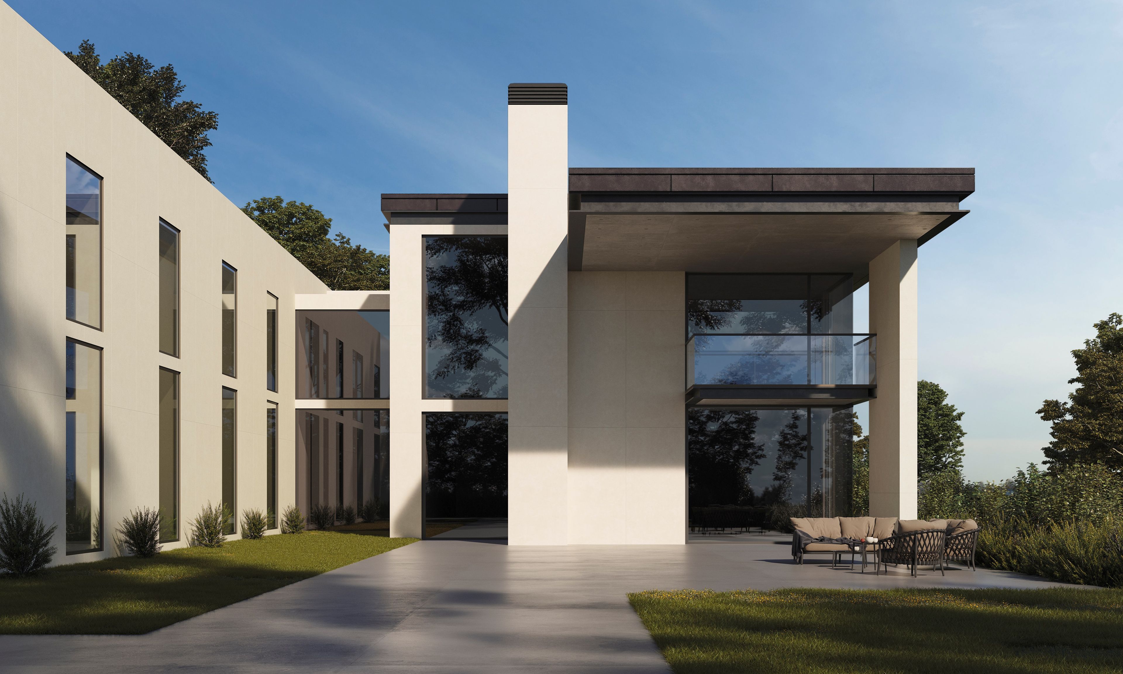 Porcelain stoneware wall/floor tiles with concrete effect XTONE ...