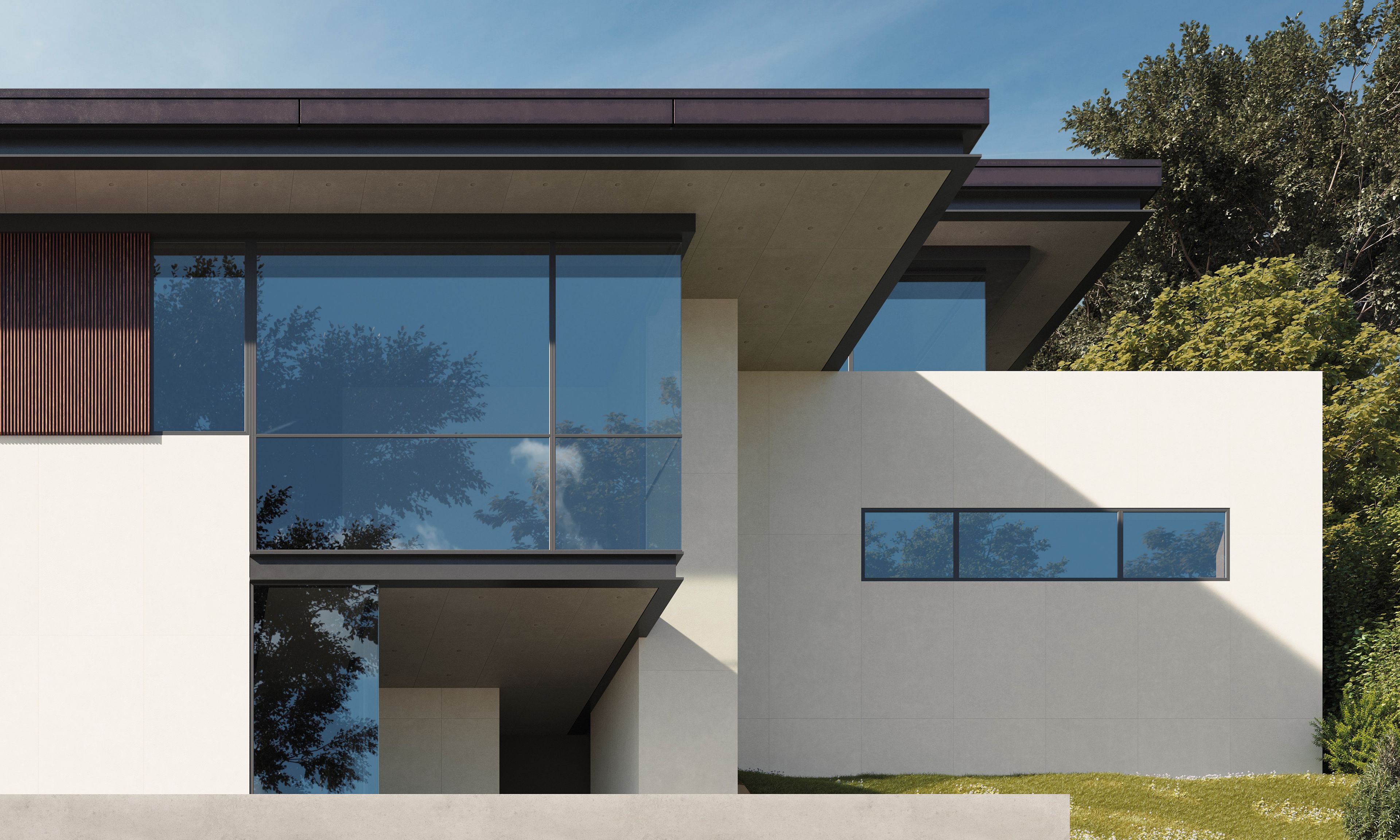 Porcelain stoneware wall/floor tiles with concrete effect XTONE ...