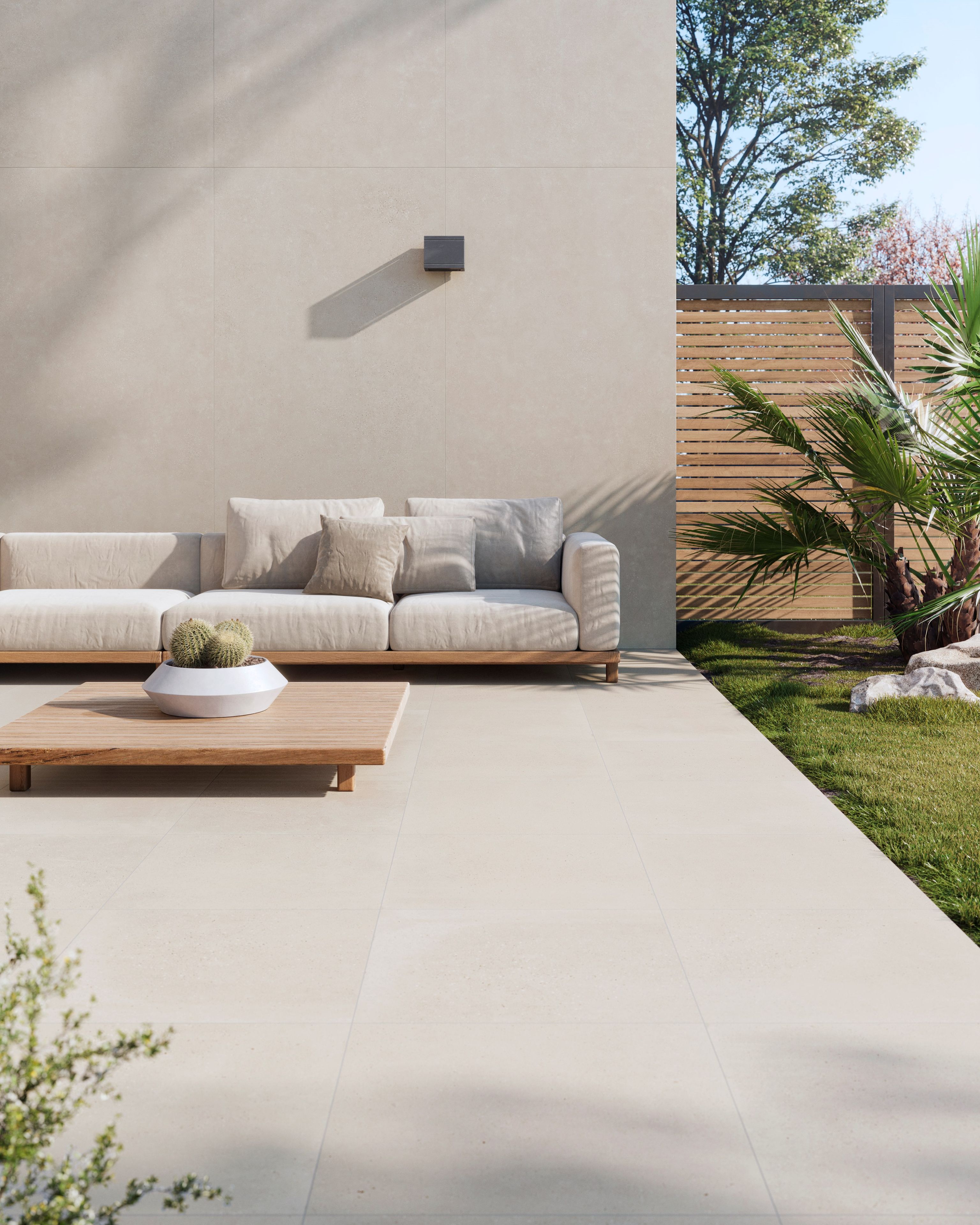 Porcelain stoneware wall/floor tiles with concrete effect XTONE ...