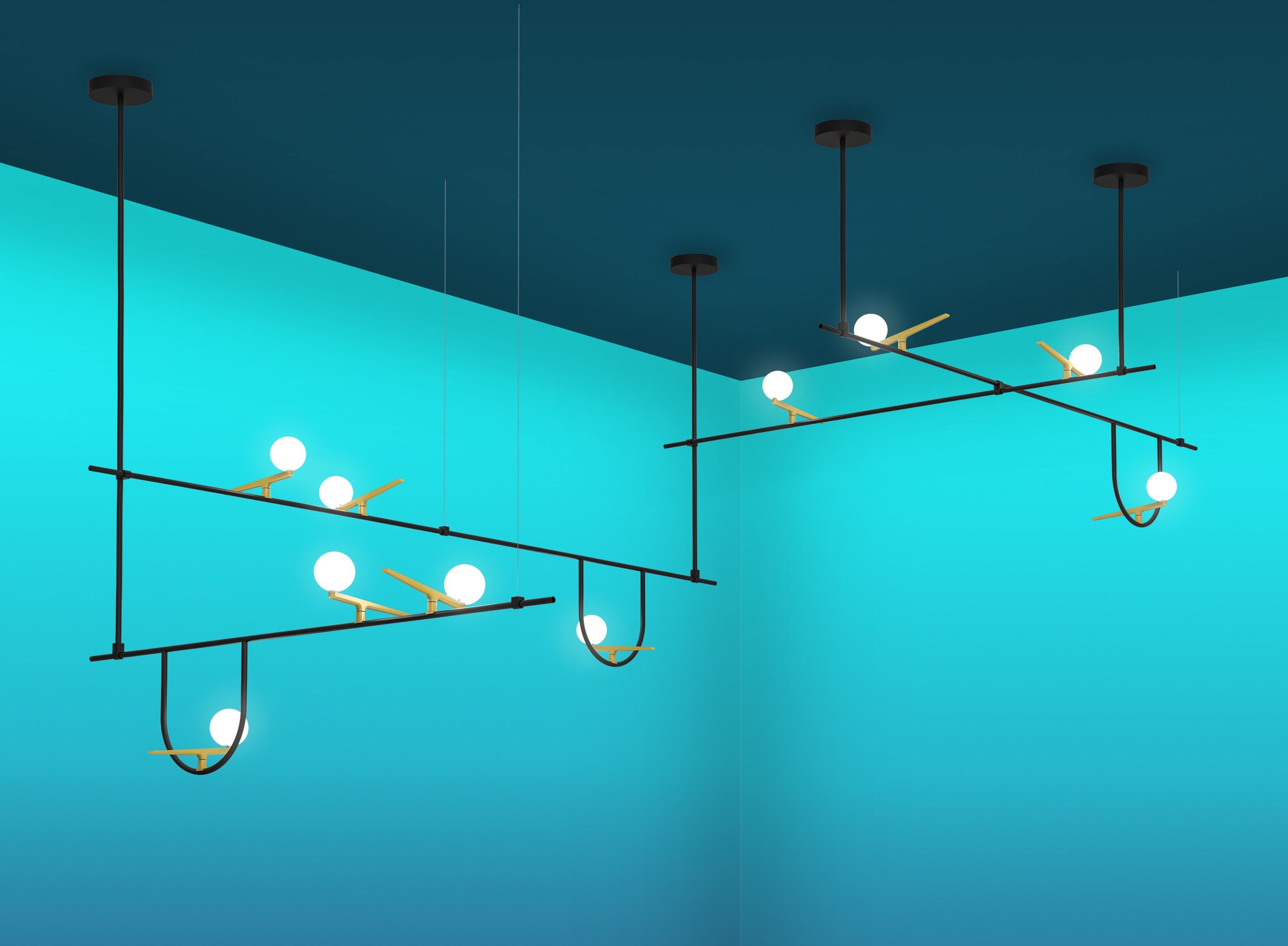 YANZI 1 | Pendant lamp Yanzi Collection By Artemide design Neri&Hu