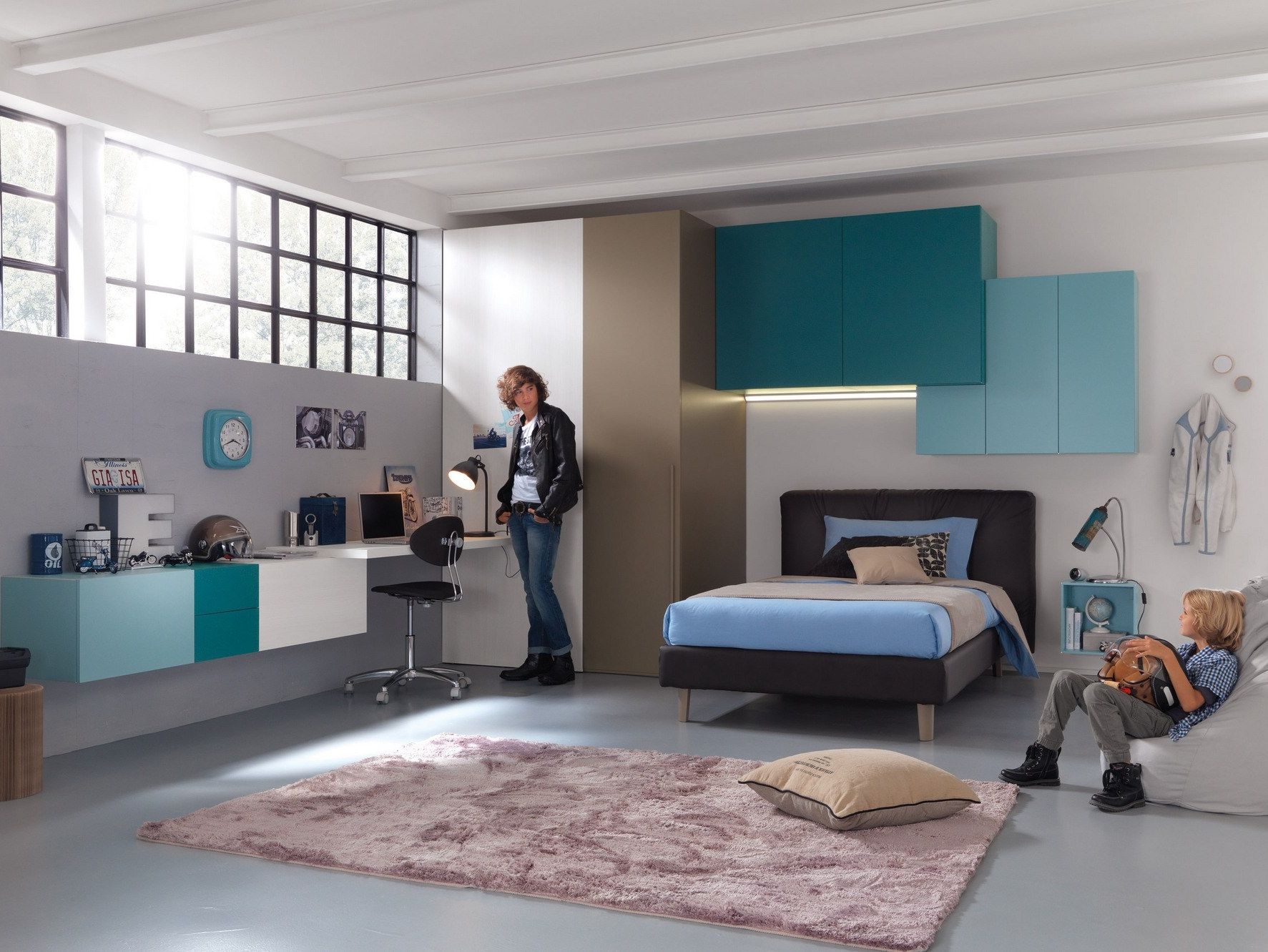 YC305 | Cameretta per ragazzi By Moretti Compact