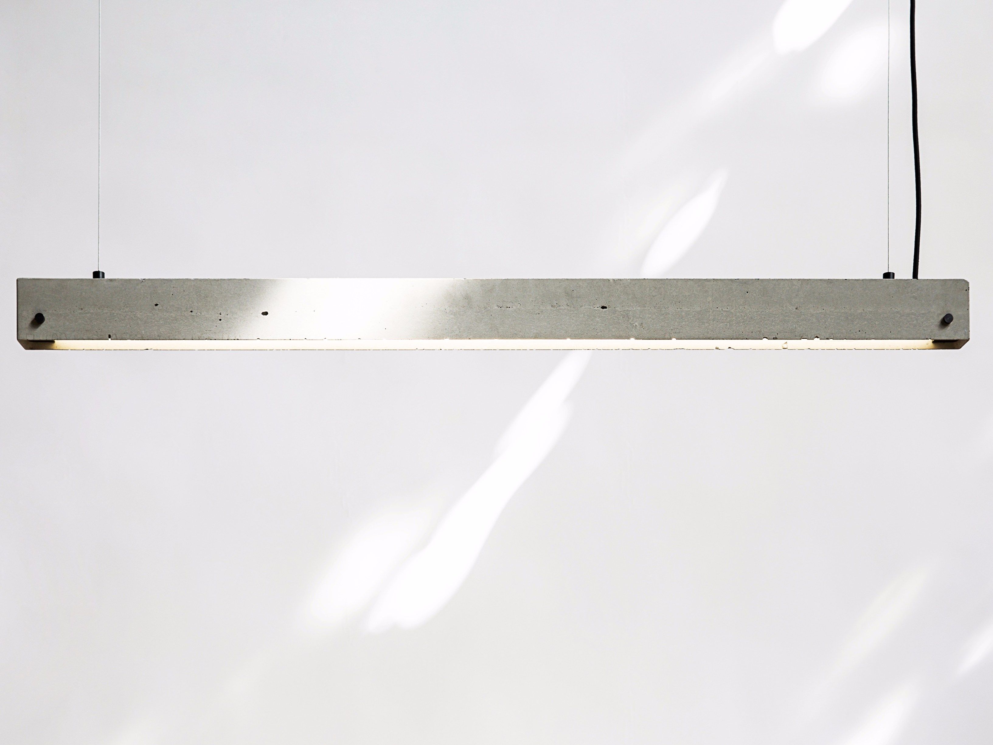 LED concrete pendant lamp YI By Bentu Design