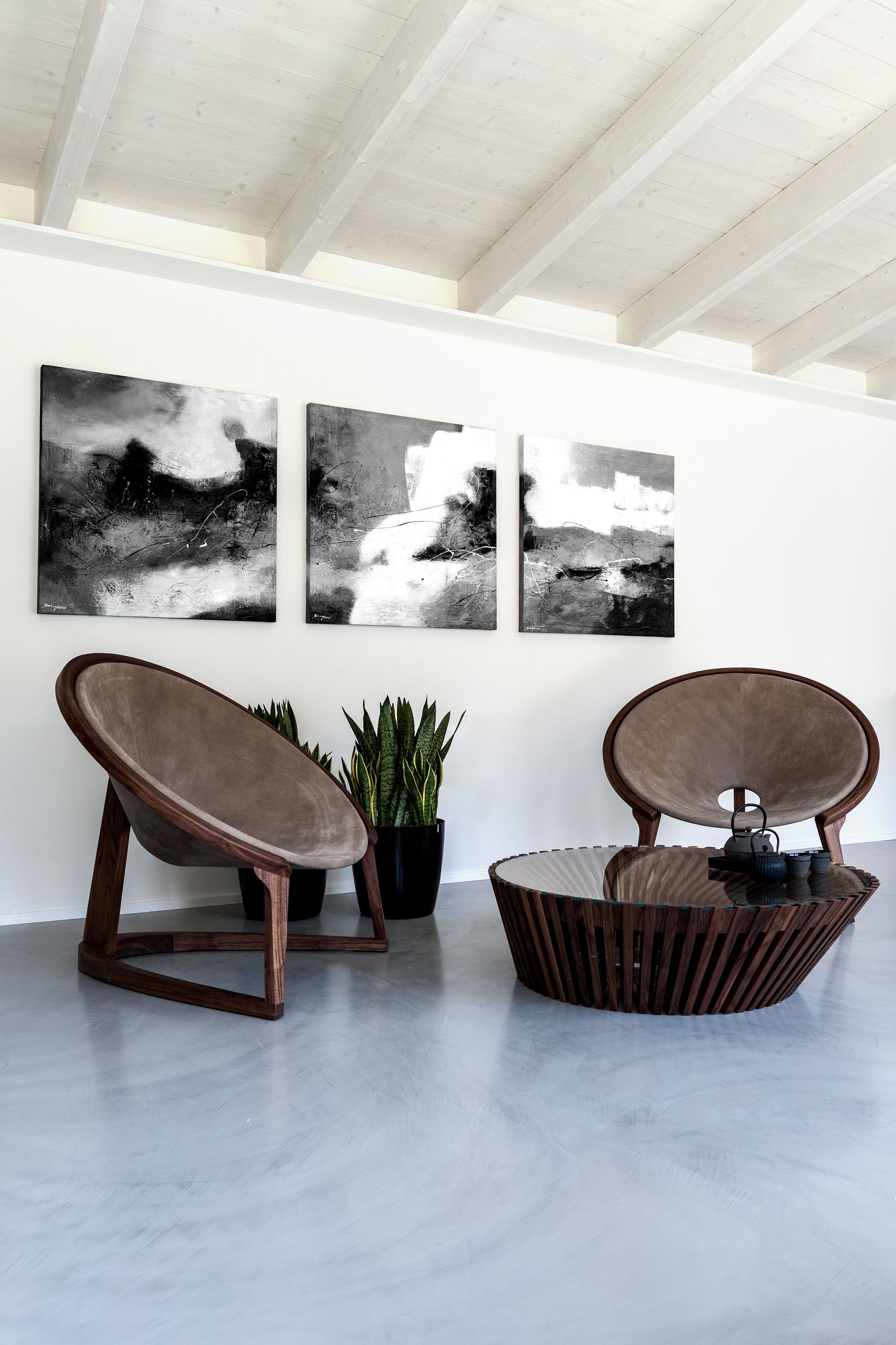 YIN & YANG | Mesita Colección Yin & Yang By Riva 1920 diseño Steve Leung