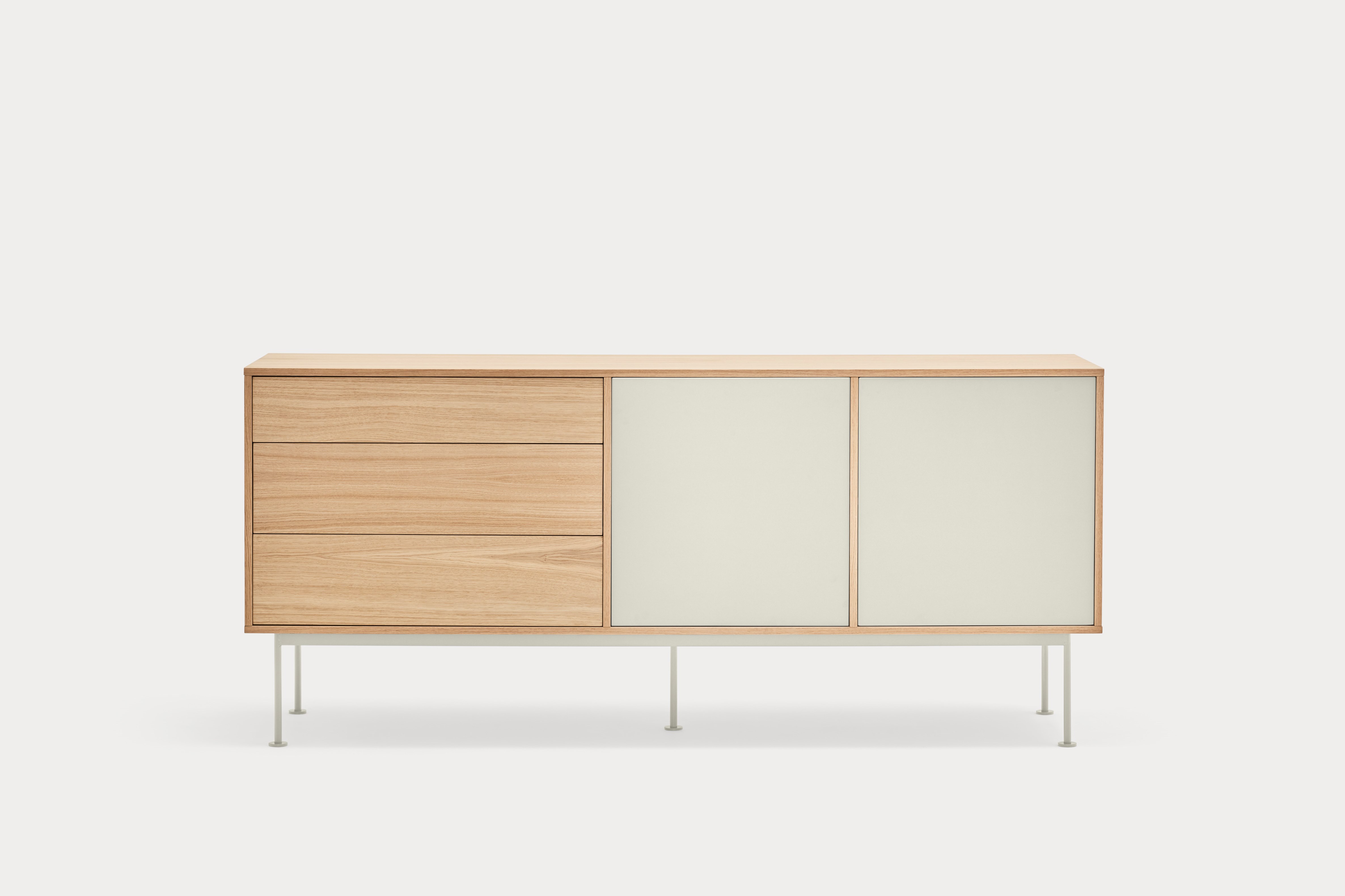 YOKO Wood veneer and MDF sideboard By TEULAT | design cambres