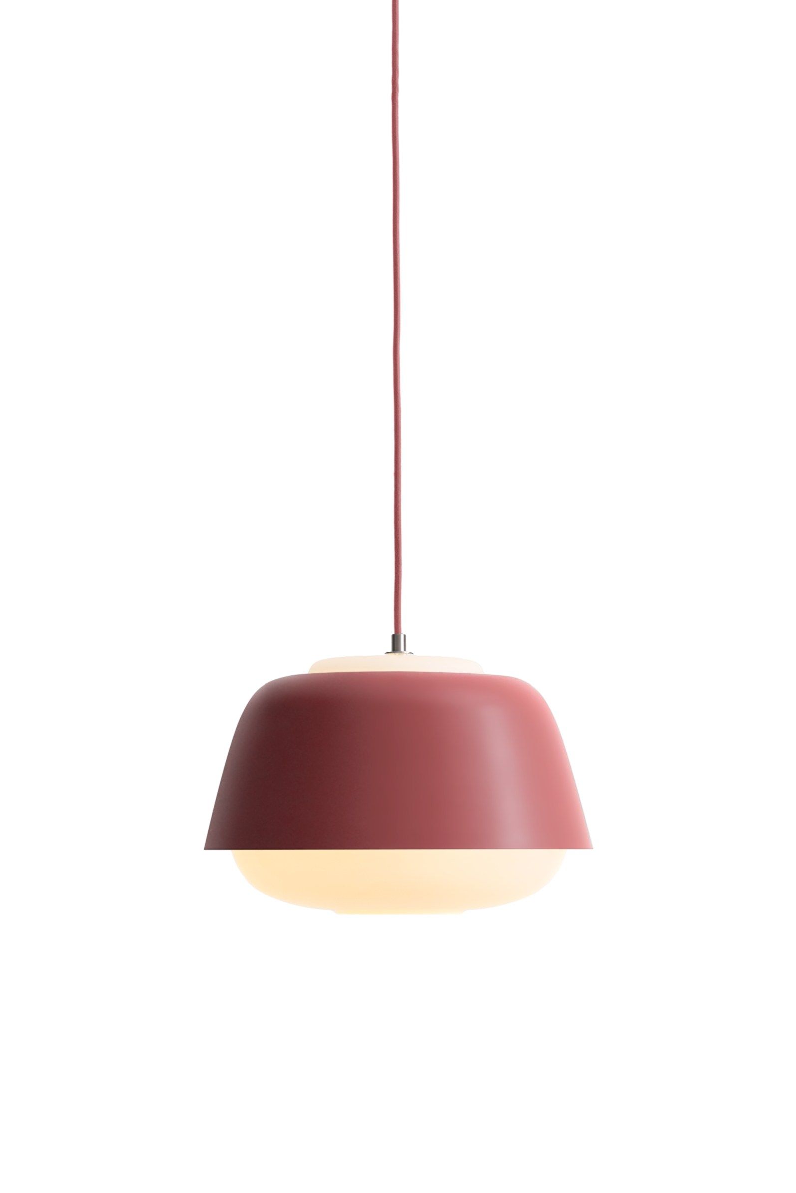 Glass and steel pendant lamp YOKO By TEO design Yuno design