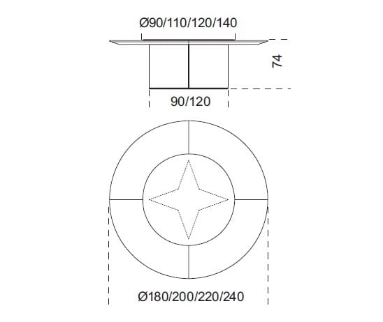 YOL SECT Table By Gallotti&Radice