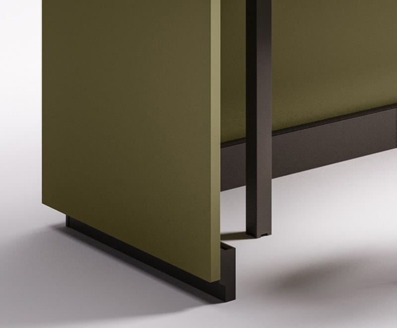 Z1 Reception desk with built-In lights By Quadrifoglio Group