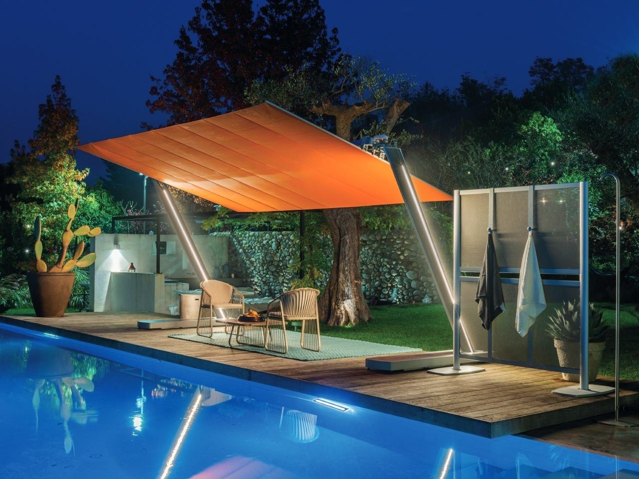 ZED | Garden partition Fabric garden partition By FIM | design Riccardo ...