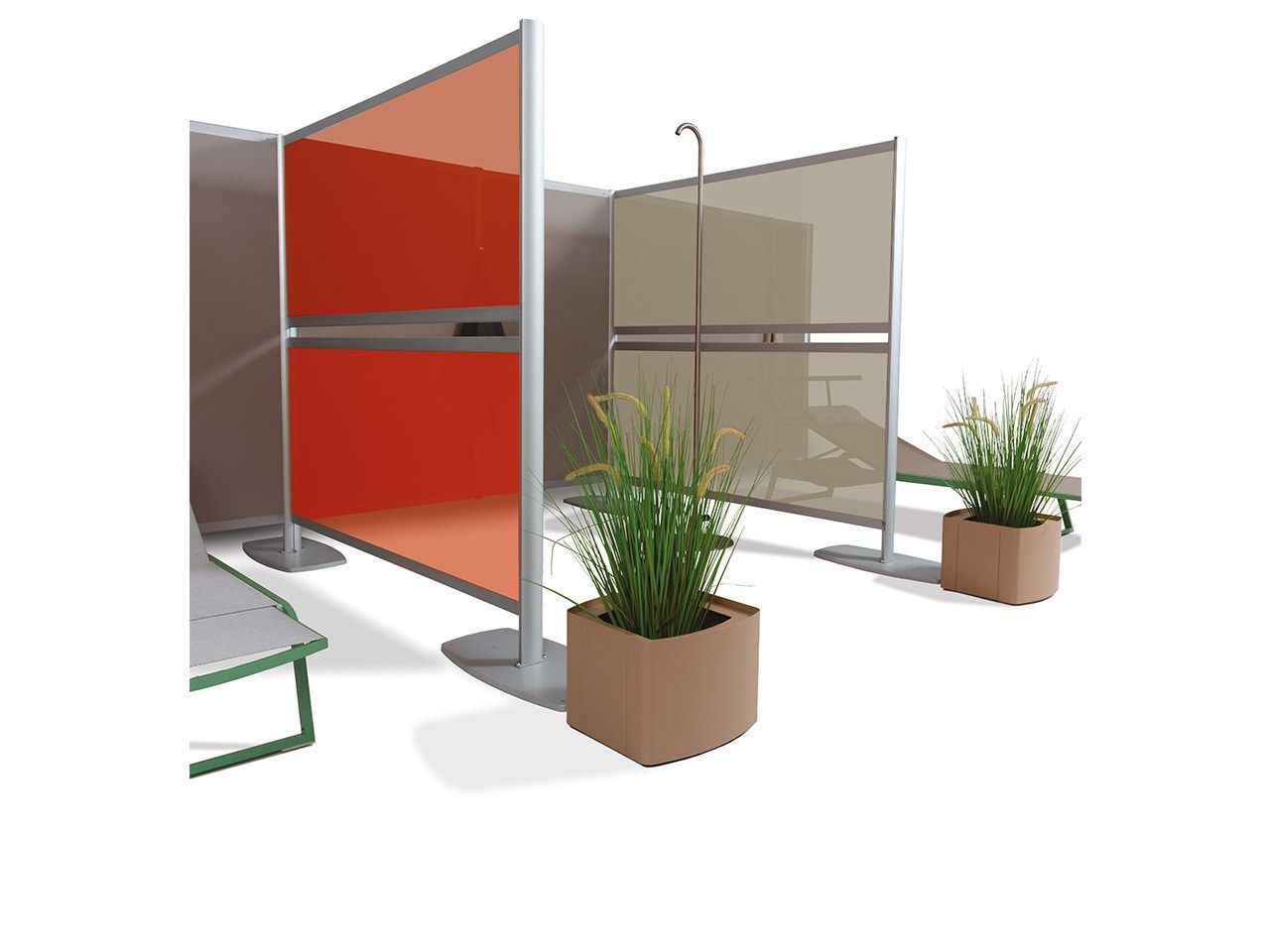 ZED | Garden partition Fabric garden partition By FIM | design Riccardo ...