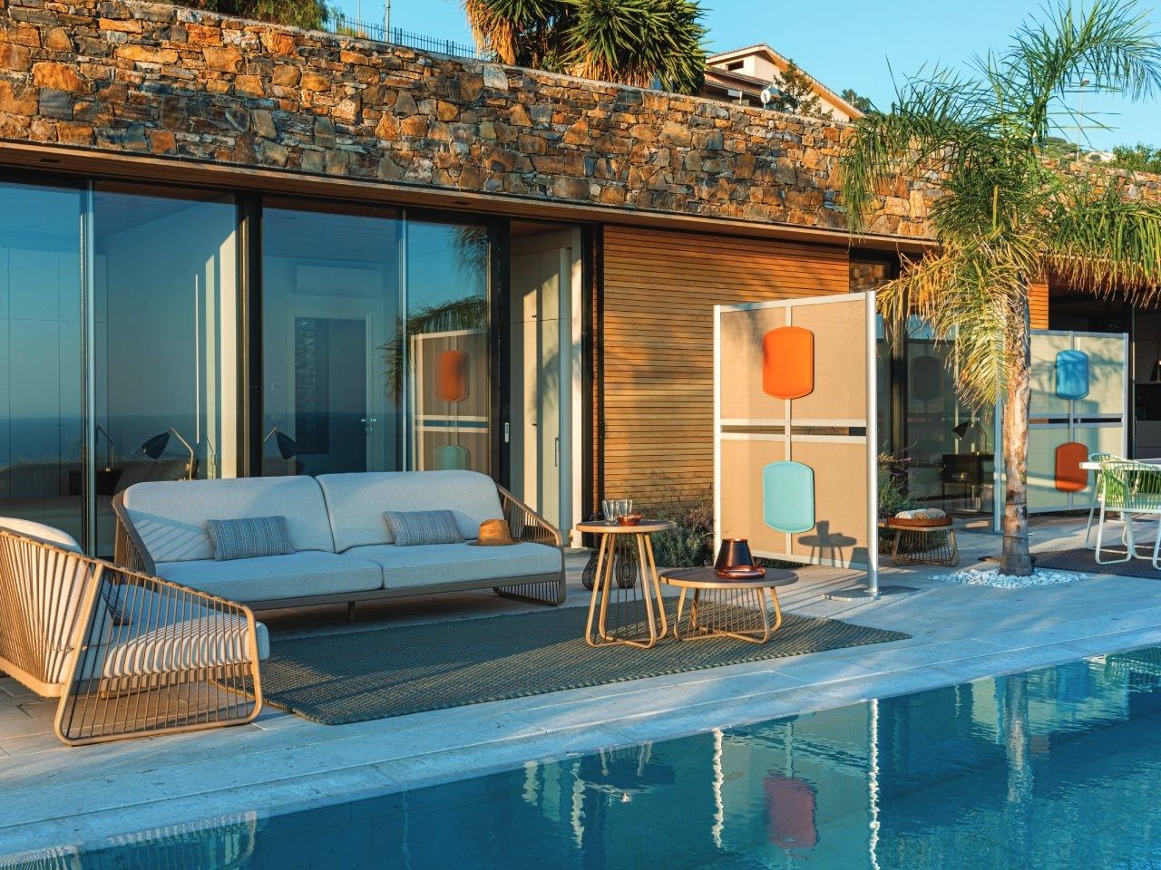 ZED | Garden partition Fabric garden partition By FIM | design Riccardo ...