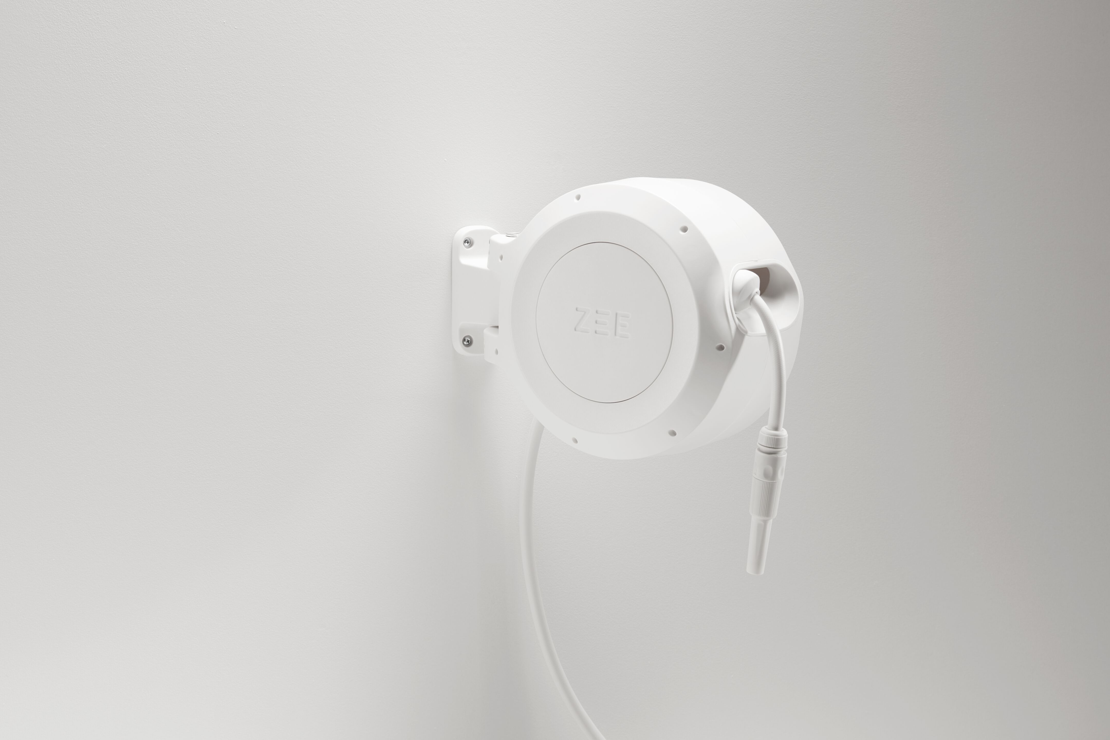 MIRTOON 10M WHITE Plastic hose reel By ZEE
