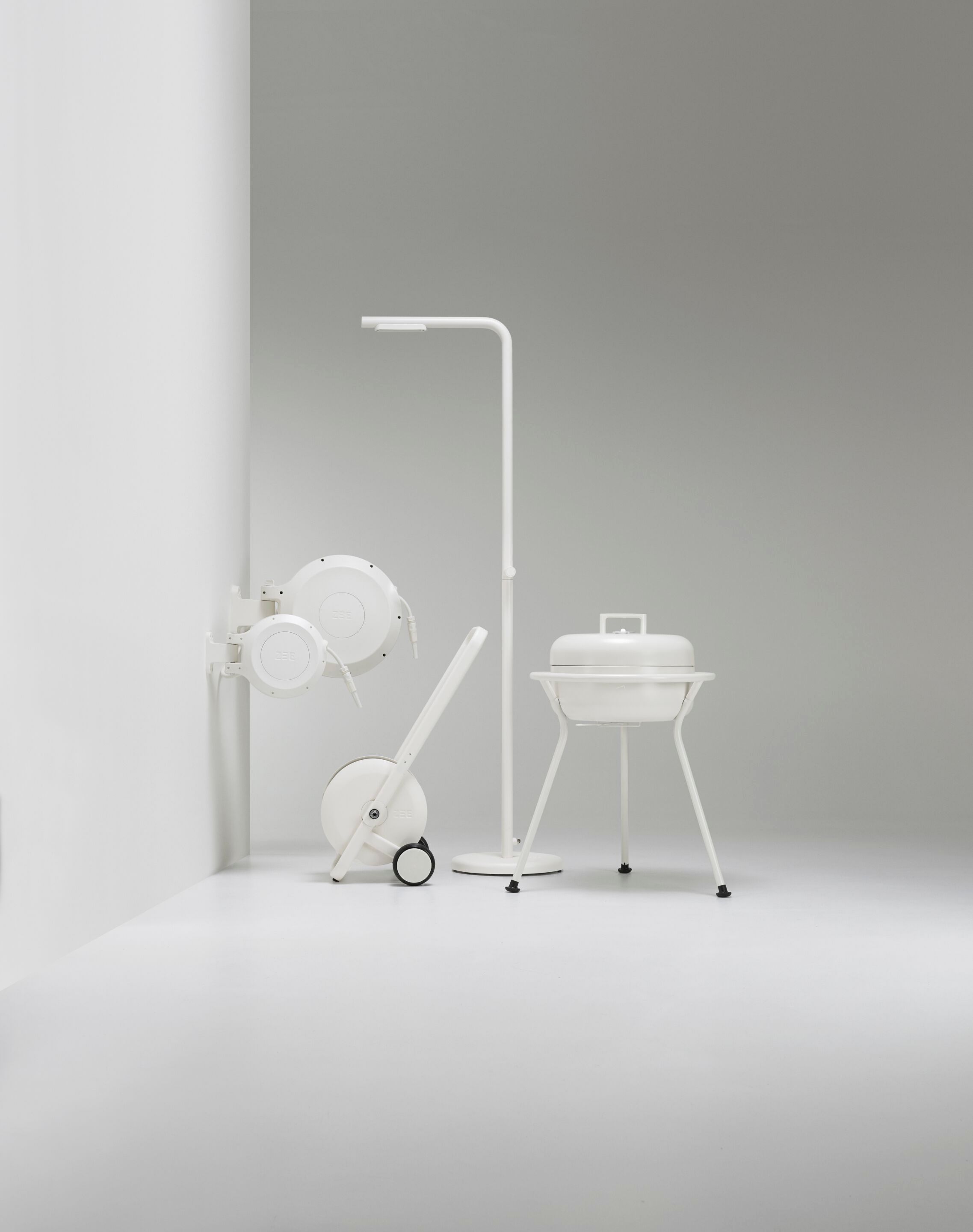 MIRTOON 10M WHITE Plastic hose reel By ZEE