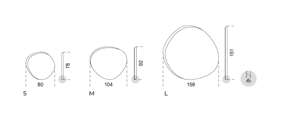 Oval wall-mounted mirror ZEISS MIRROR By Gallotti&Radice design Luca ...