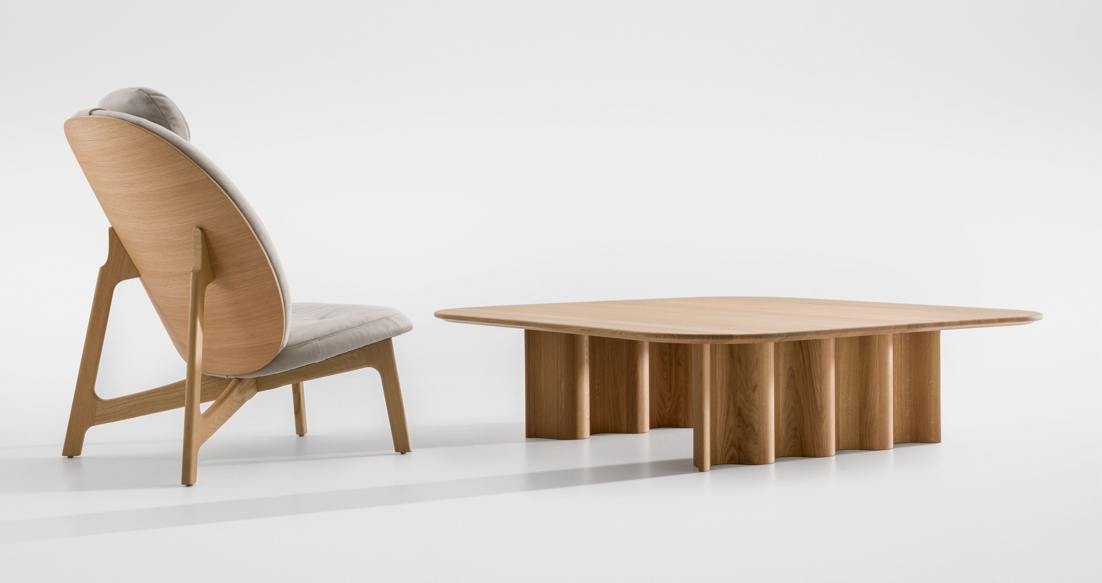 CURTAIN Coffee table By ZEITRAUM