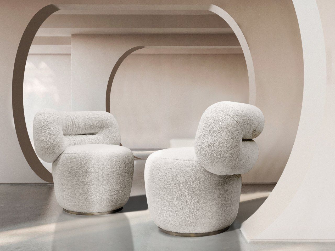 ZELDA | Easy chair Fabric armchair with armrests By Essential Home ...