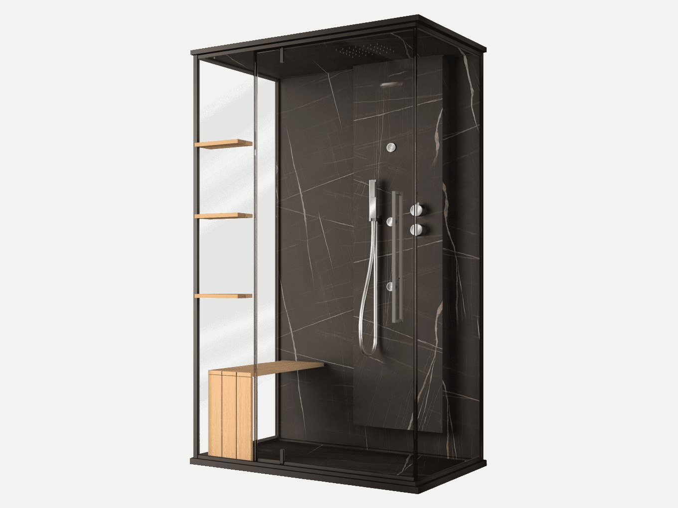 ZEN HAMMAM IDRO Shower cabin By MEGIUS