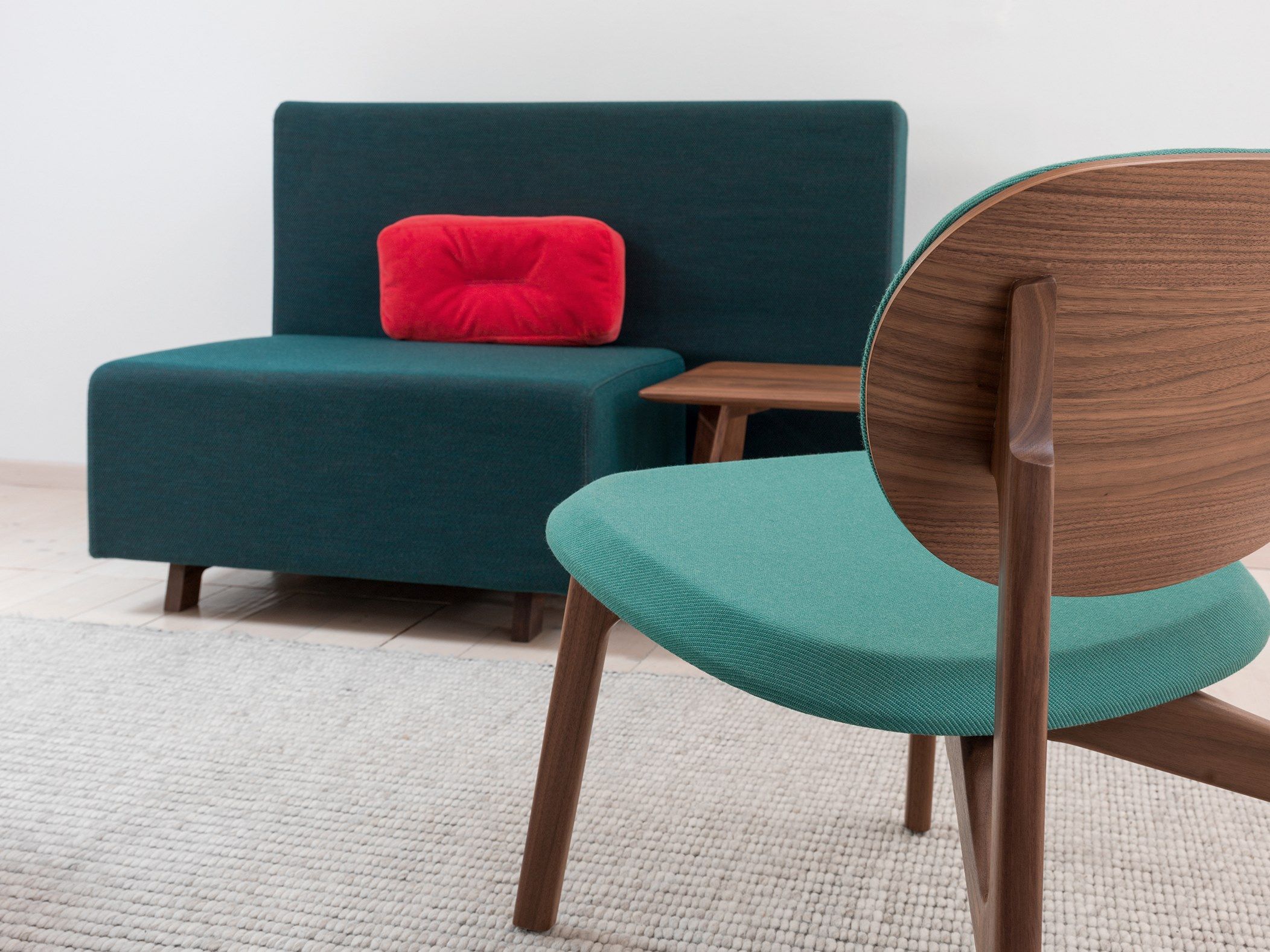 ZENSO LOUNGE Wooden easy chair By ZEITRAUM | design Formstelle