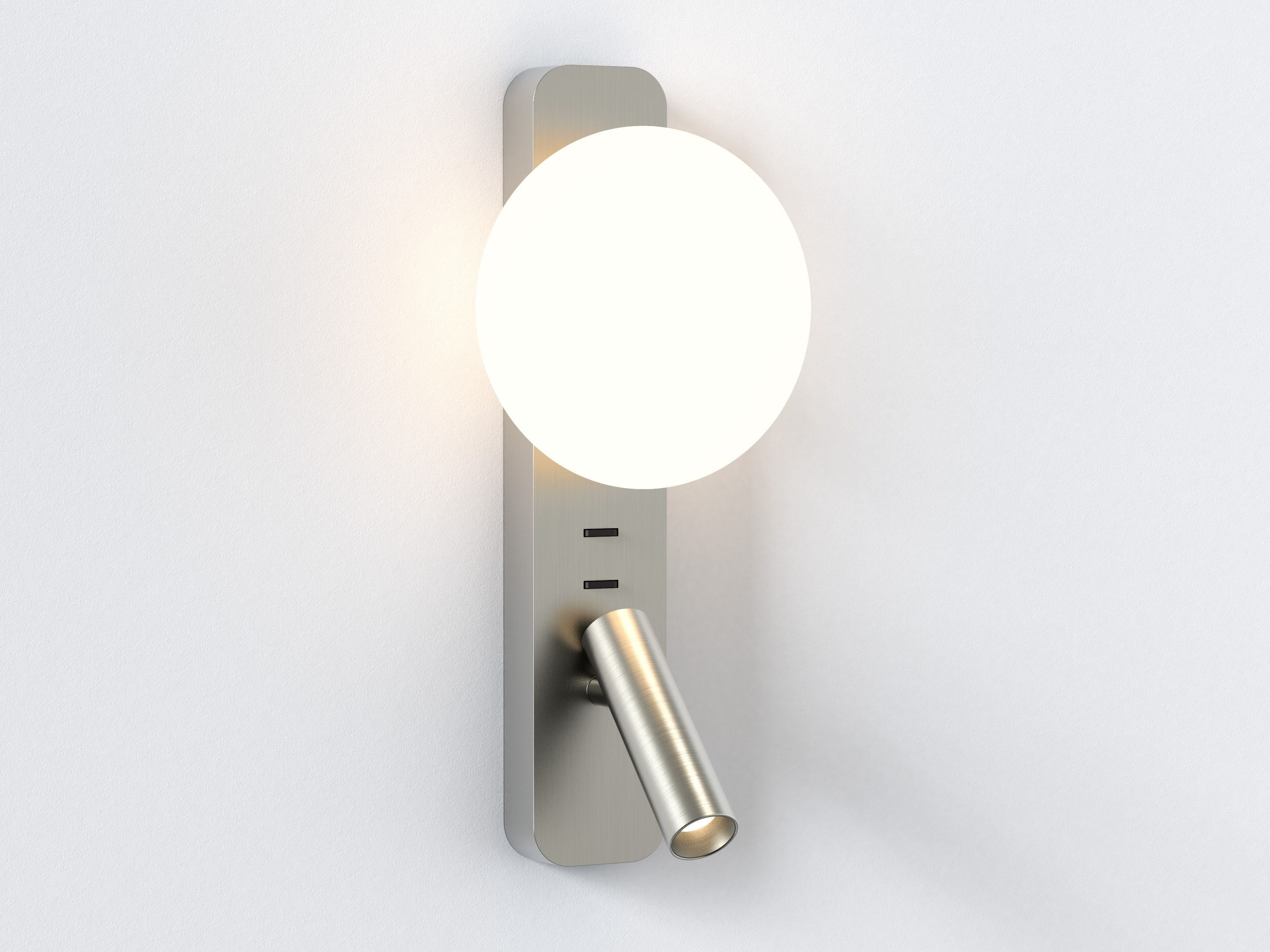 ZEPPO READER LED aluminium reading lamp with fixed arm By Astro ...