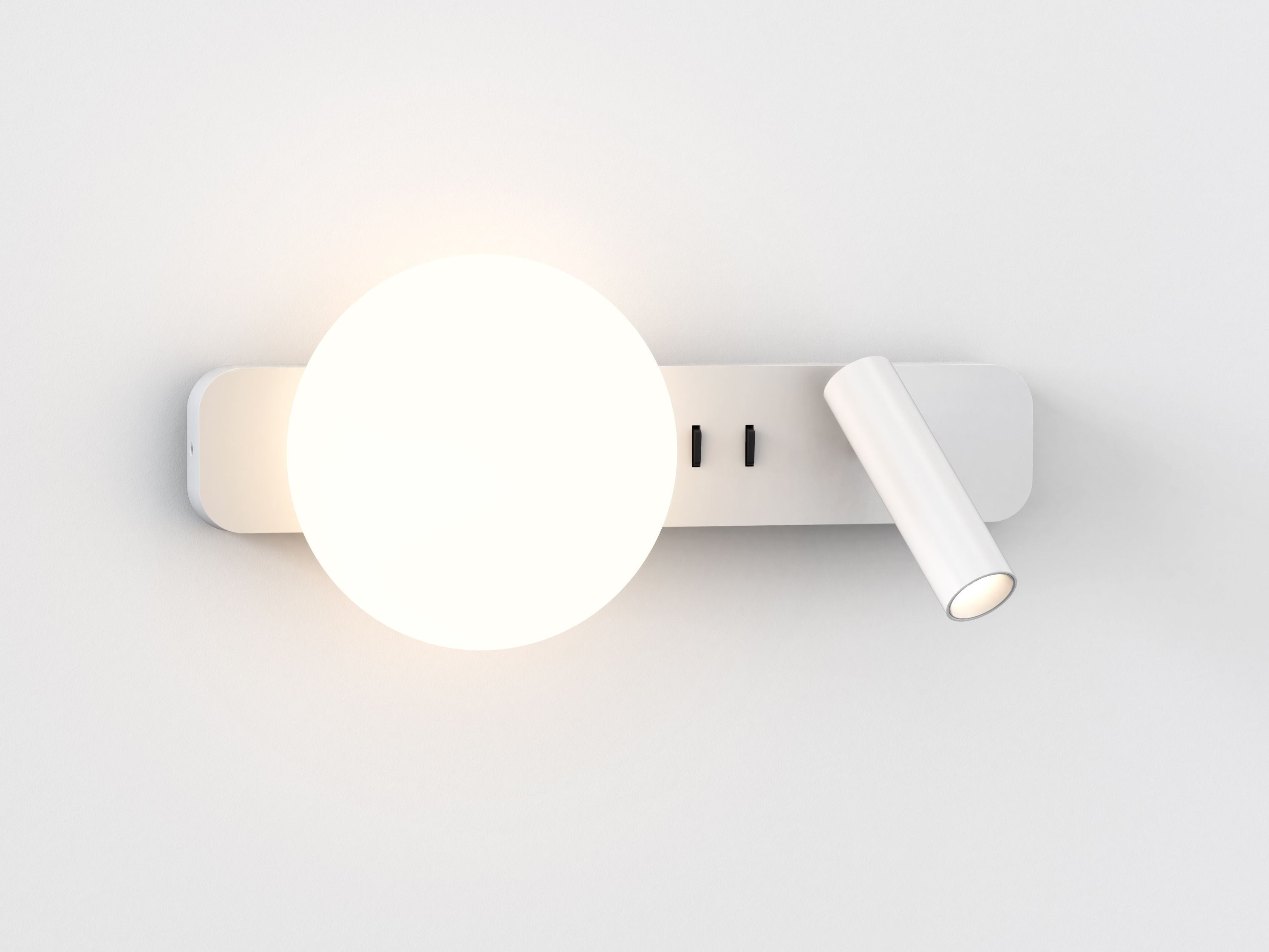 ZEPPO READER LED aluminium reading lamp with fixed arm By Astro Lighting | design Riley Sanders