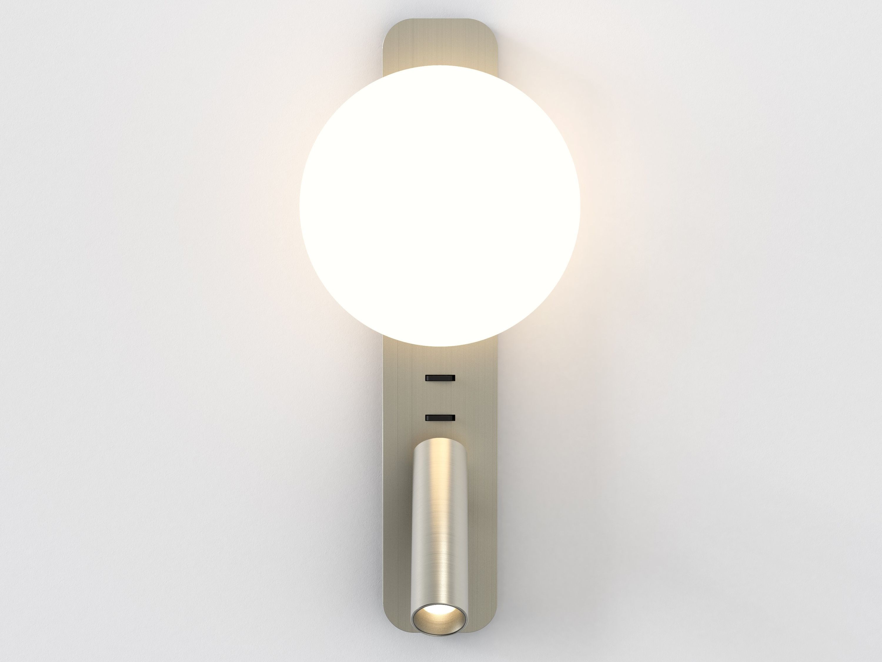 ZEPPO READER LED aluminium reading lamp with fixed arm By Astro ...