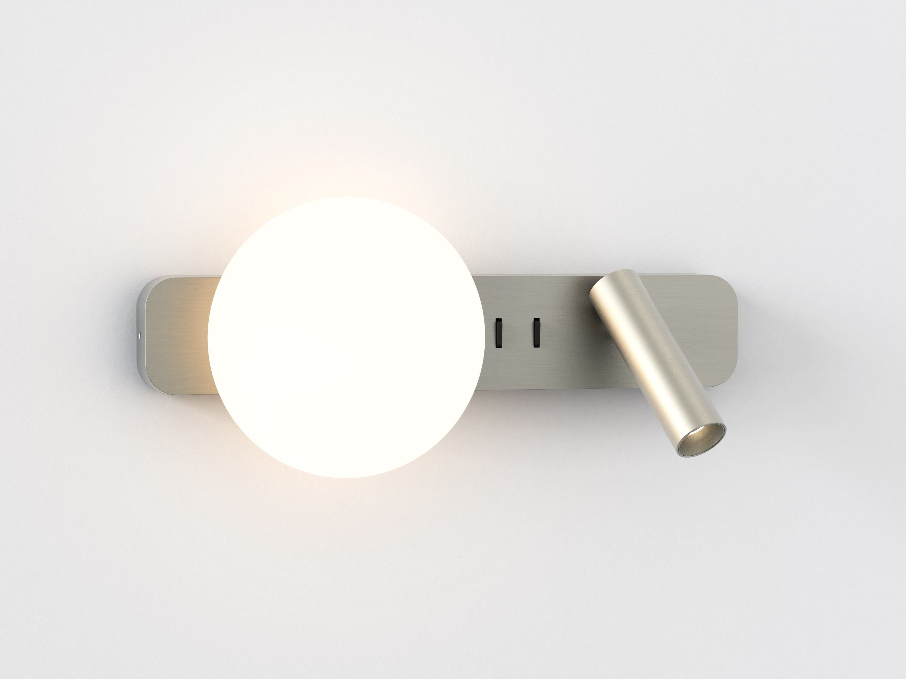 ZEPPO READER LED aluminium reading lamp with fixed arm By Astro ...