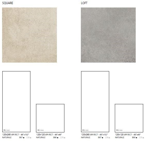 Porcelain stoneware wall/floor tiles with concrete effect ZERO.3 CONTEXT By Panaria Ceramica
