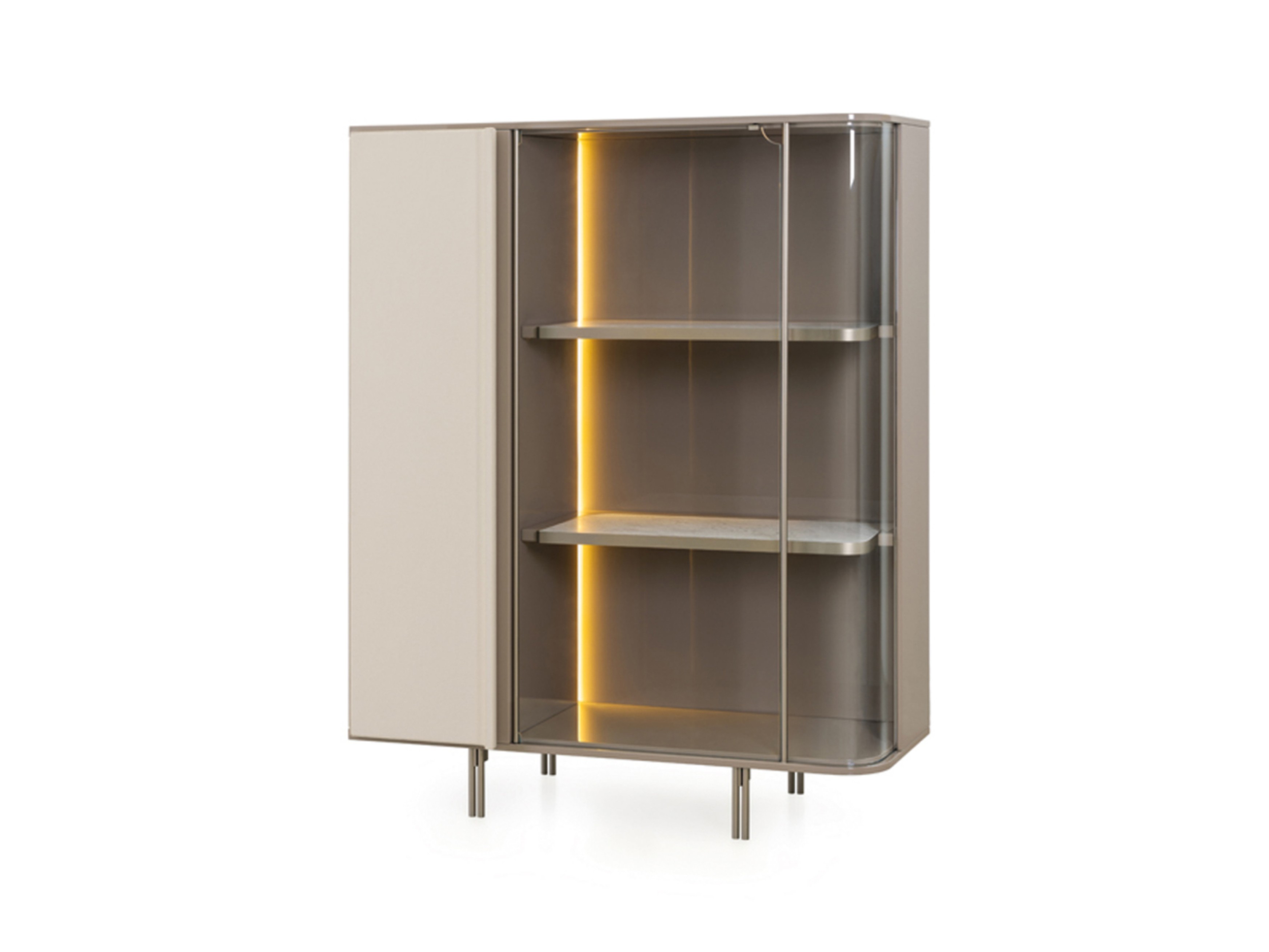 ZERO | Display cabinet By Turri design Andrea Bonini