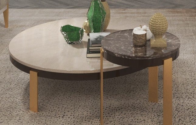 ZEUS | Solid wood coffee table By Guerra Vanni