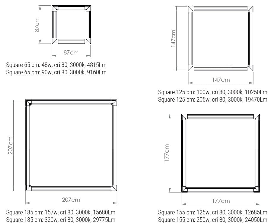 ZIGGI SQUARE Lampada a sospensione By Studio Beam