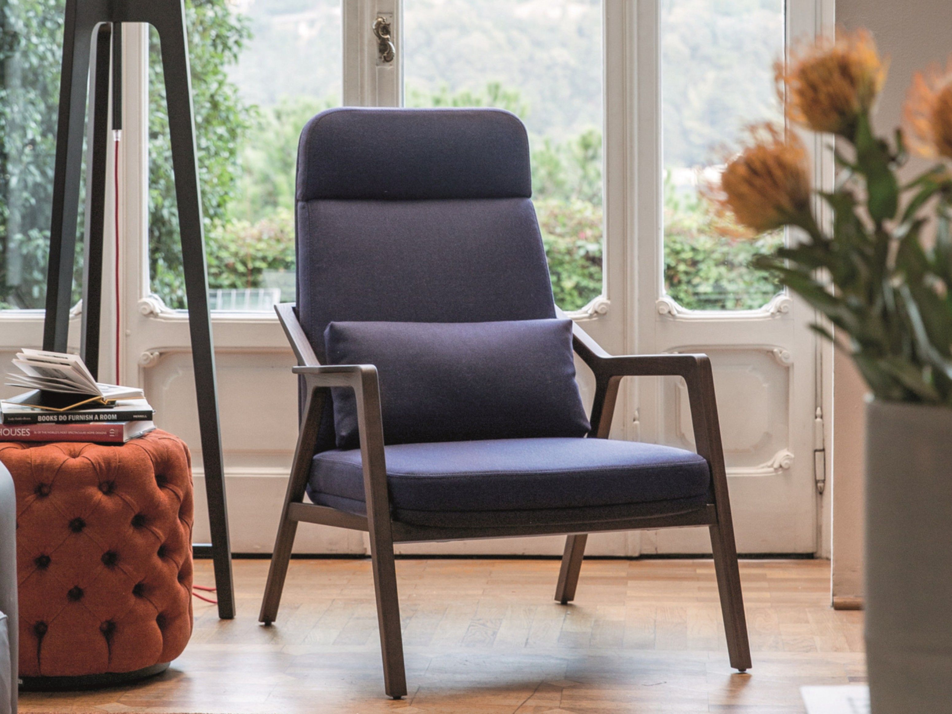 LORETTA | Fabric armchair By Porada design Emmanuel Gallina