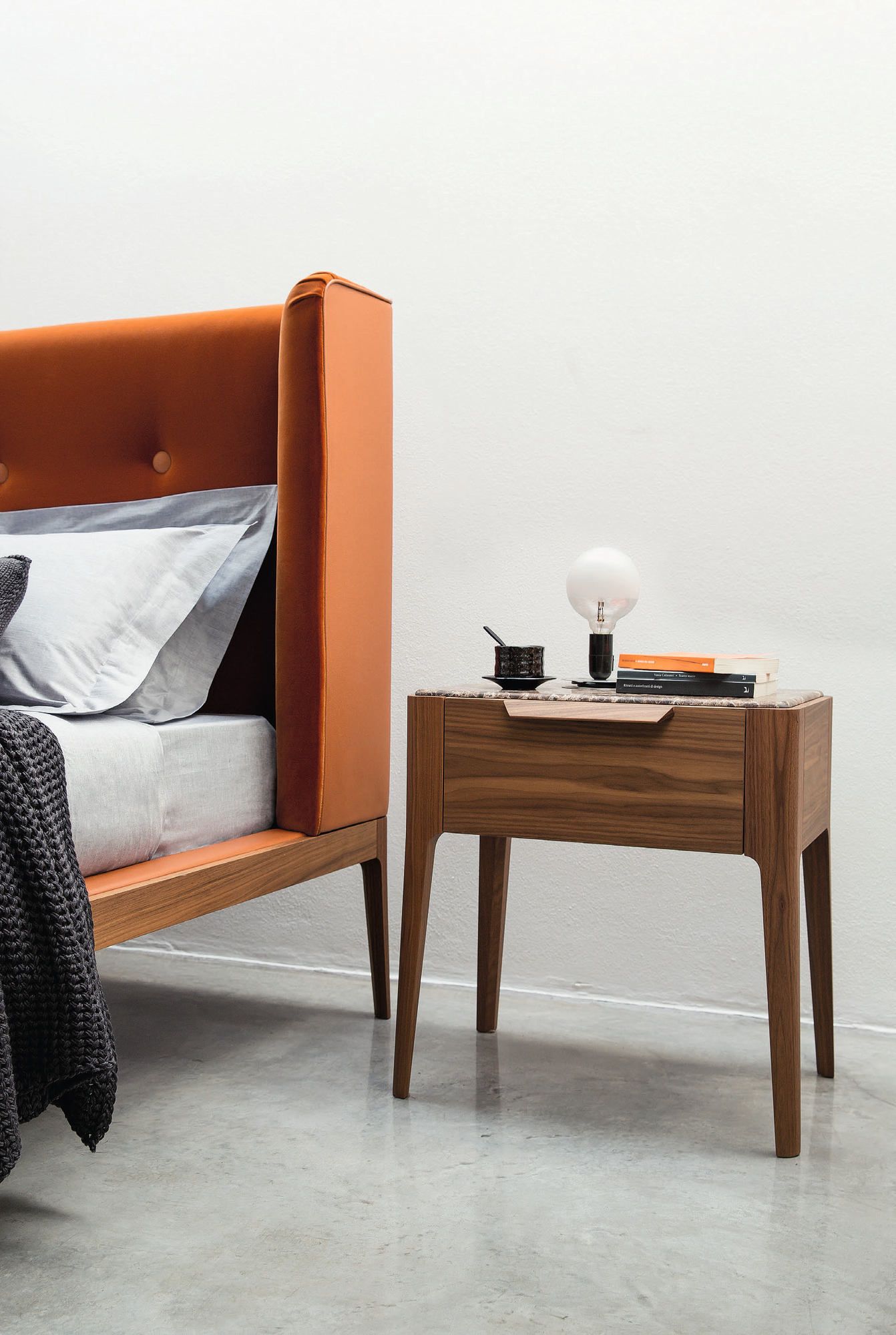 ZIGGY | Bedside table By Porada design Carlo Ballabio