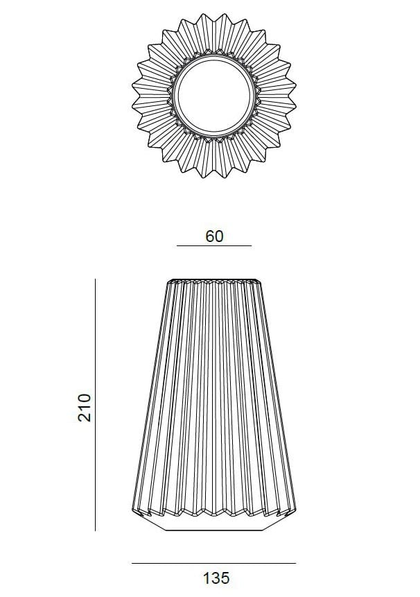 Ceramic vase ZIGGY STARFLOWER By Formagenda design Sami Ayadi