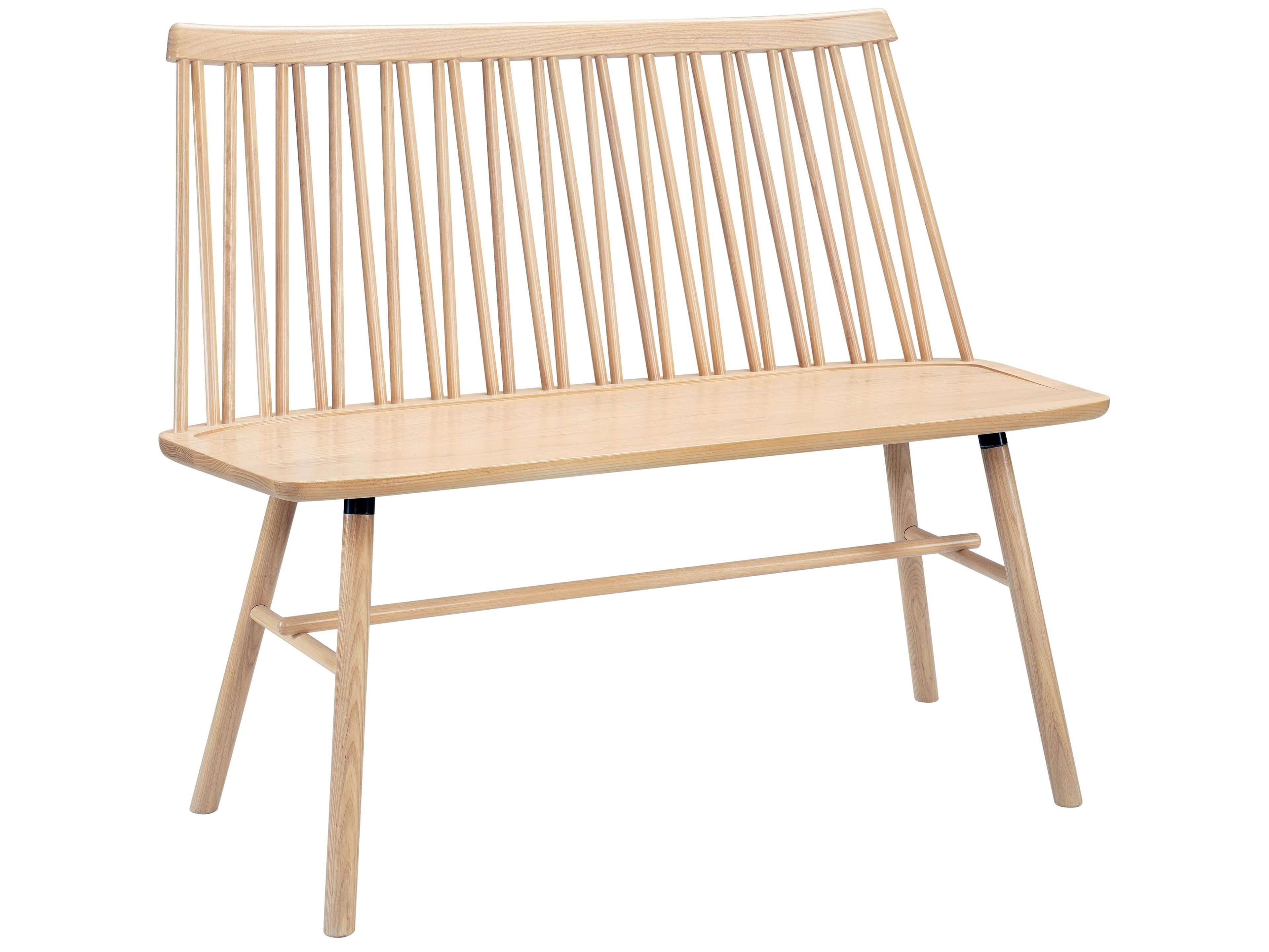 ZIGZAG 660BL | Ash bench Ash bench with back By Hans K