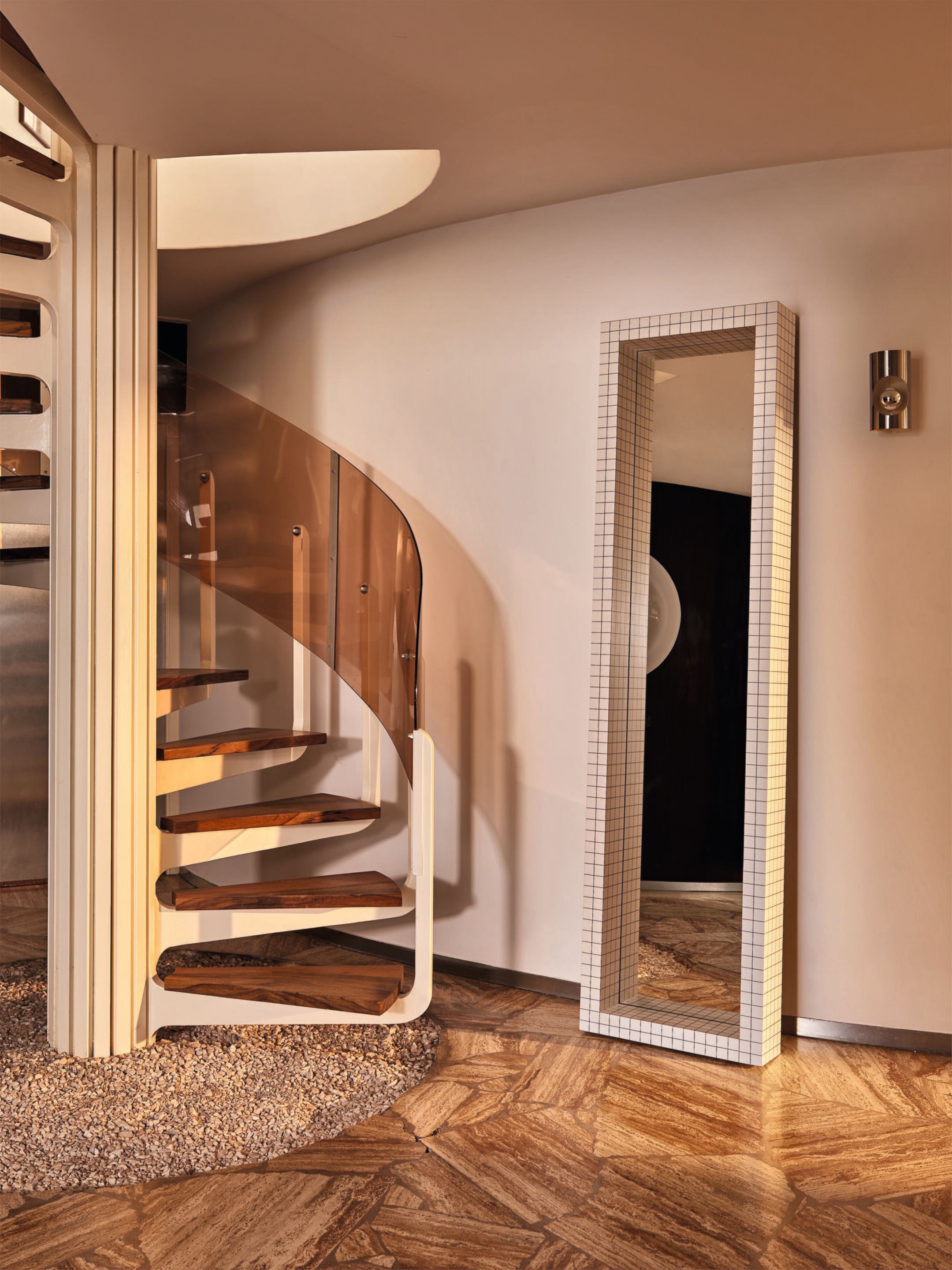 QUADERNA 476 Mirror By Zanotta | design Superstudio