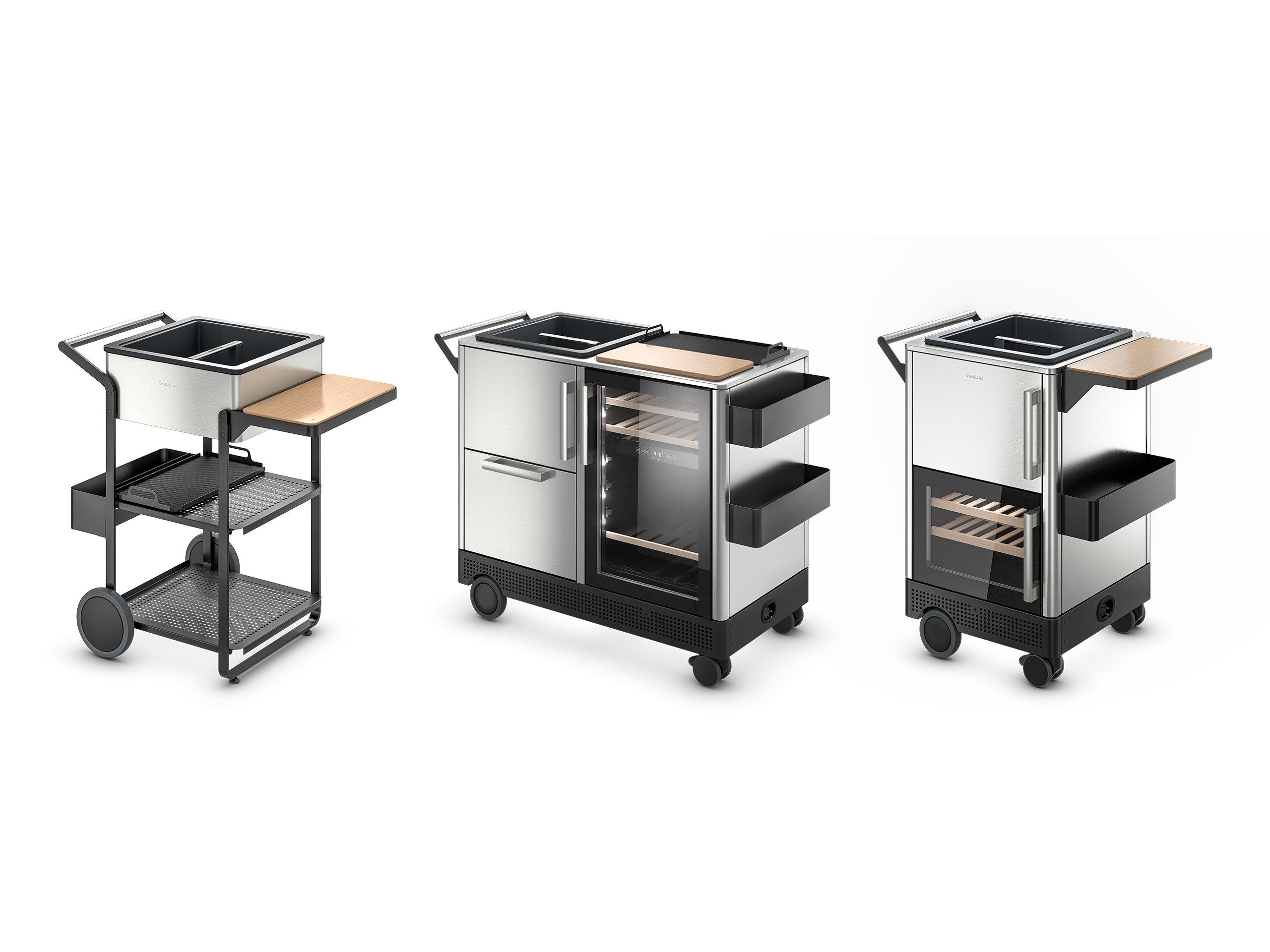 Steel garden bar cabinet / food trolley DOMETIC MOBAR 550 Dometic MoBar ...