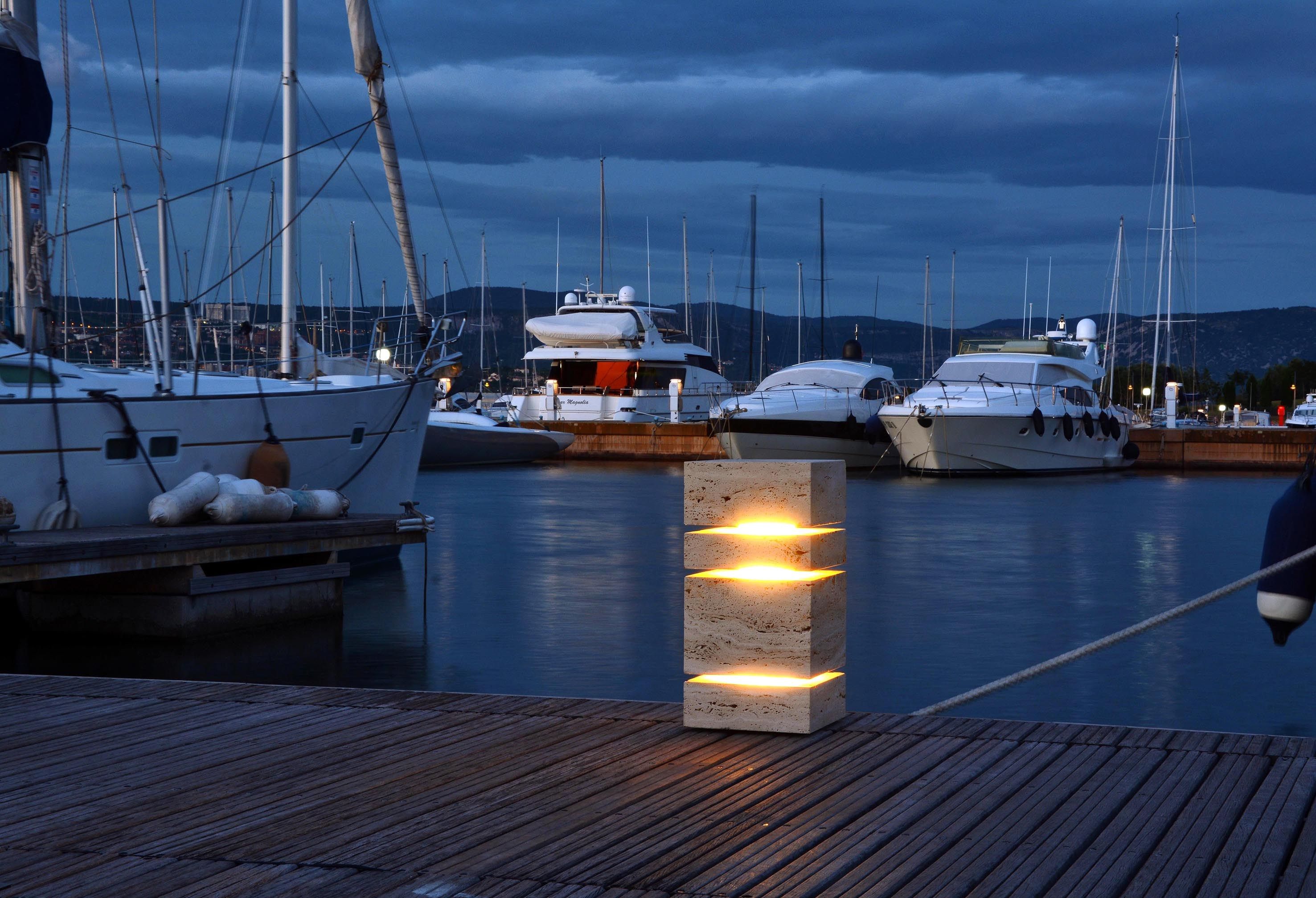 LED marble floor lamp with WiFi MINIMAL Menhir Minimal Collection By ...