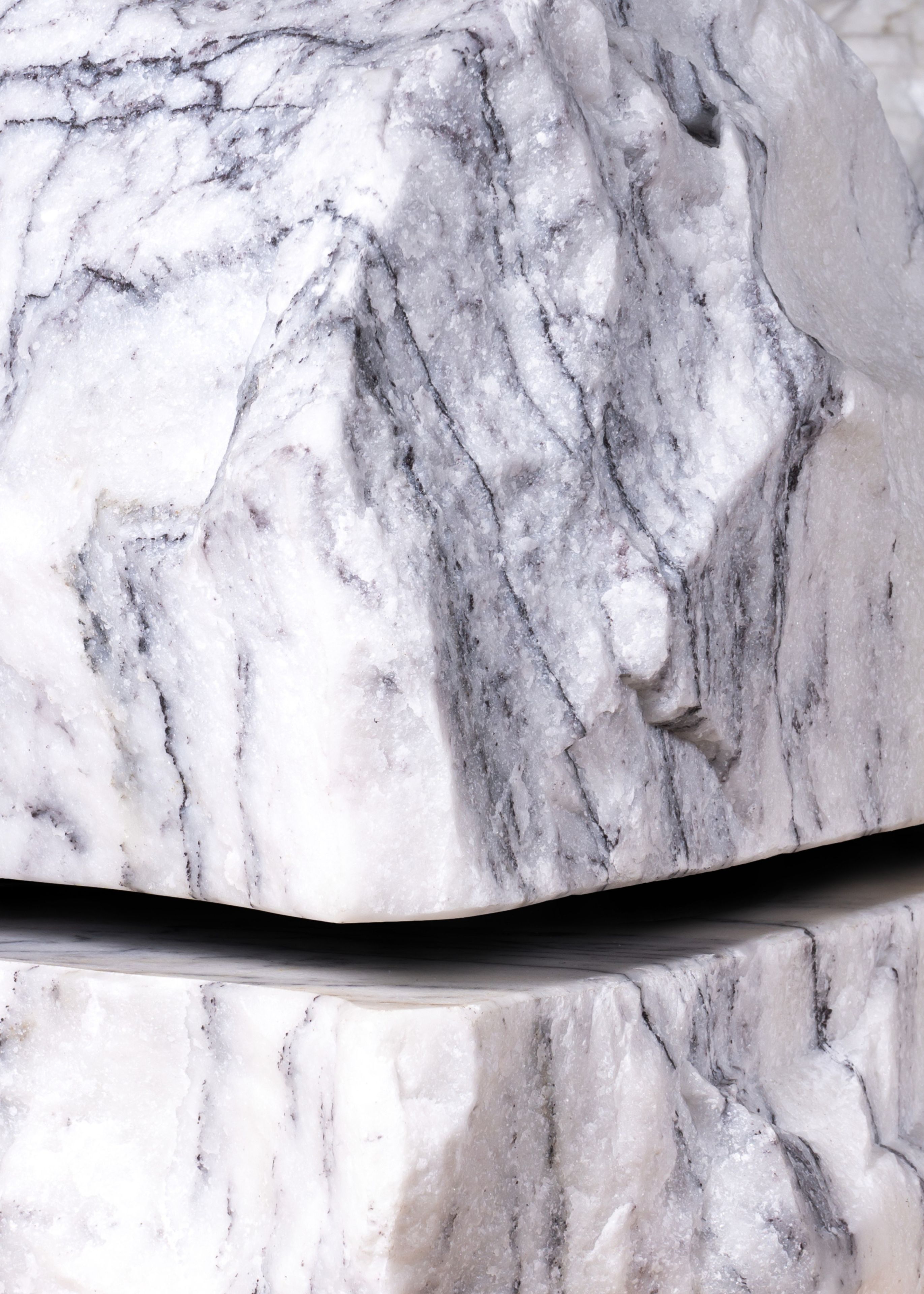 MENHIR OF LIGHT LED natural stone floor lamp By Essenze di Luce ...