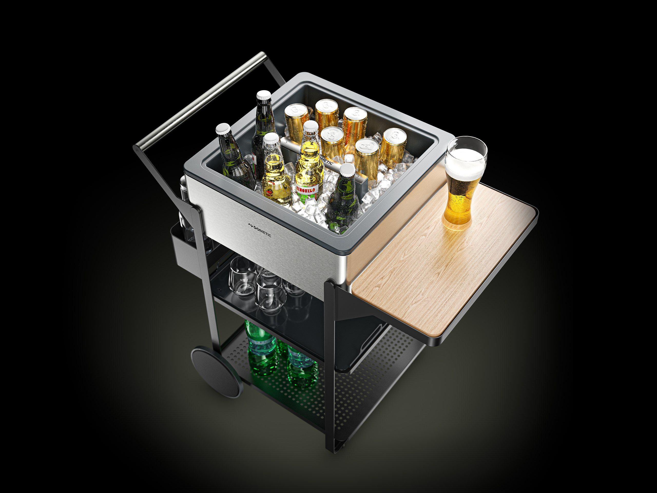 Steel garden bar cabinet / food trolley DOMETIC MOBAR 50 Dometic MoBar ...